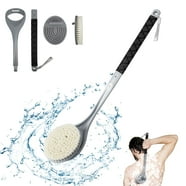 EASACE Long Handle Body Brush, Adjustable Back Scrubber for Shower ...