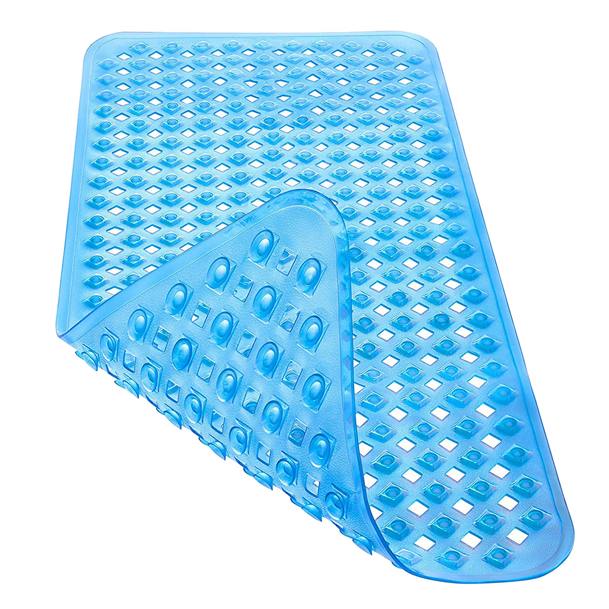 Bath Tub Shower Mat Non-Slip with Suction Cup Anti-Bacterial Allergen ...