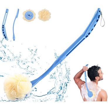 GBSELL Shower Puff Clearance New Long Handle Hanging Soft Mesh Back ...
