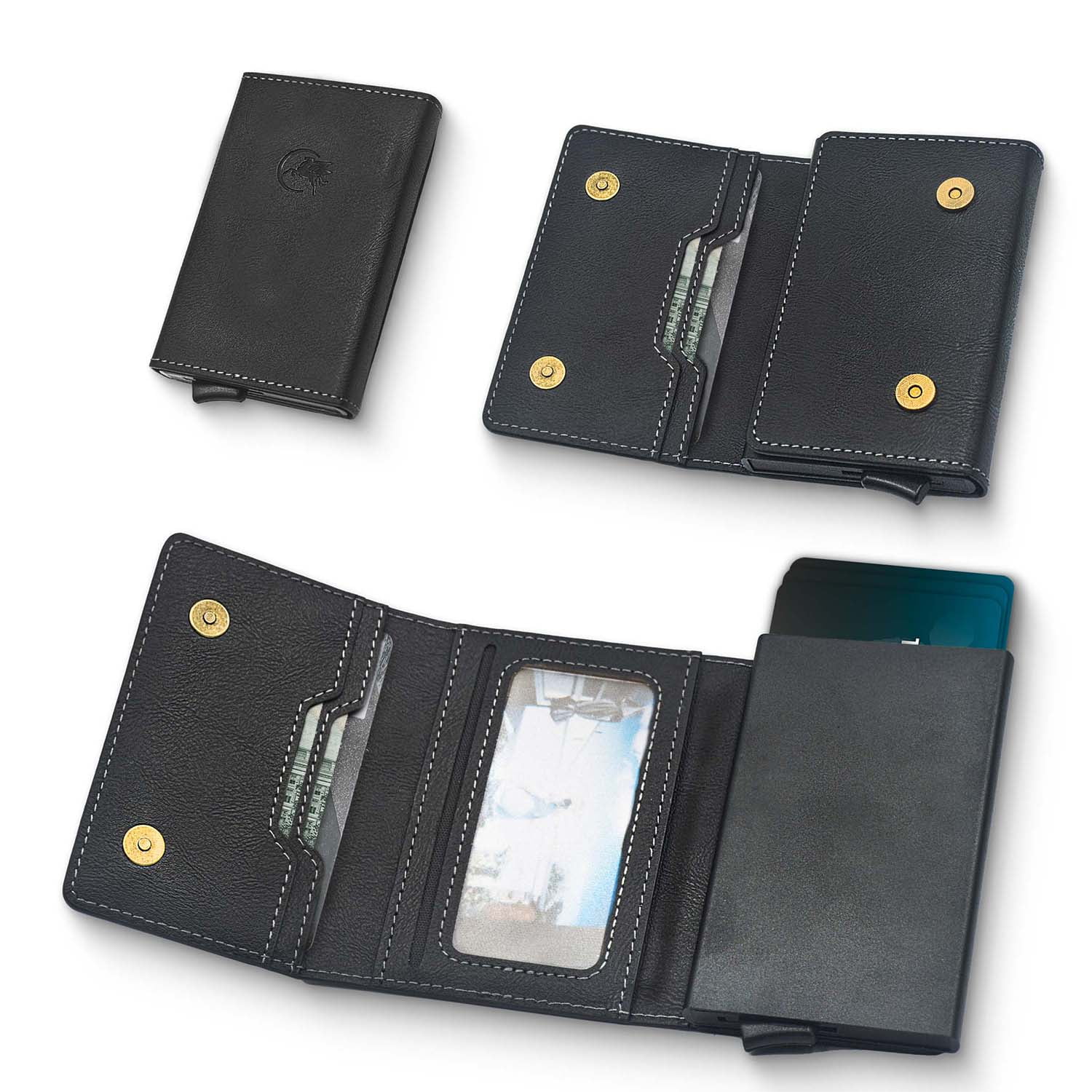 BTideas Minimalist Wallet for Men Women, Card Holder Wallet, Money Clip ...