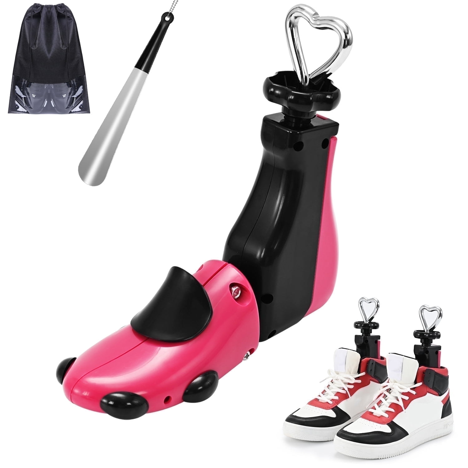 BTideas Shoe Stretcher Women Men, Adjustable Width and Length, Plastic ...