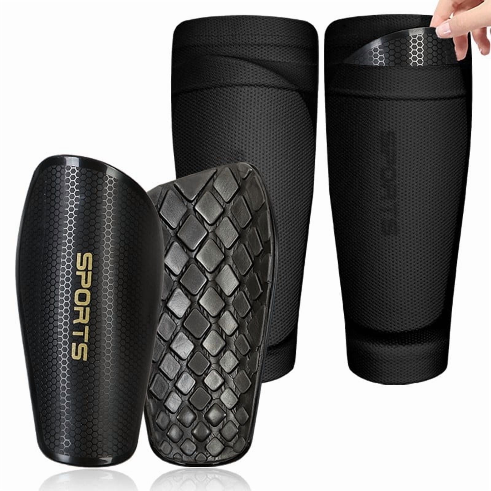 BTideas Soccer Shin Guards with Shin Sleeves, Impact Protection Padding ...