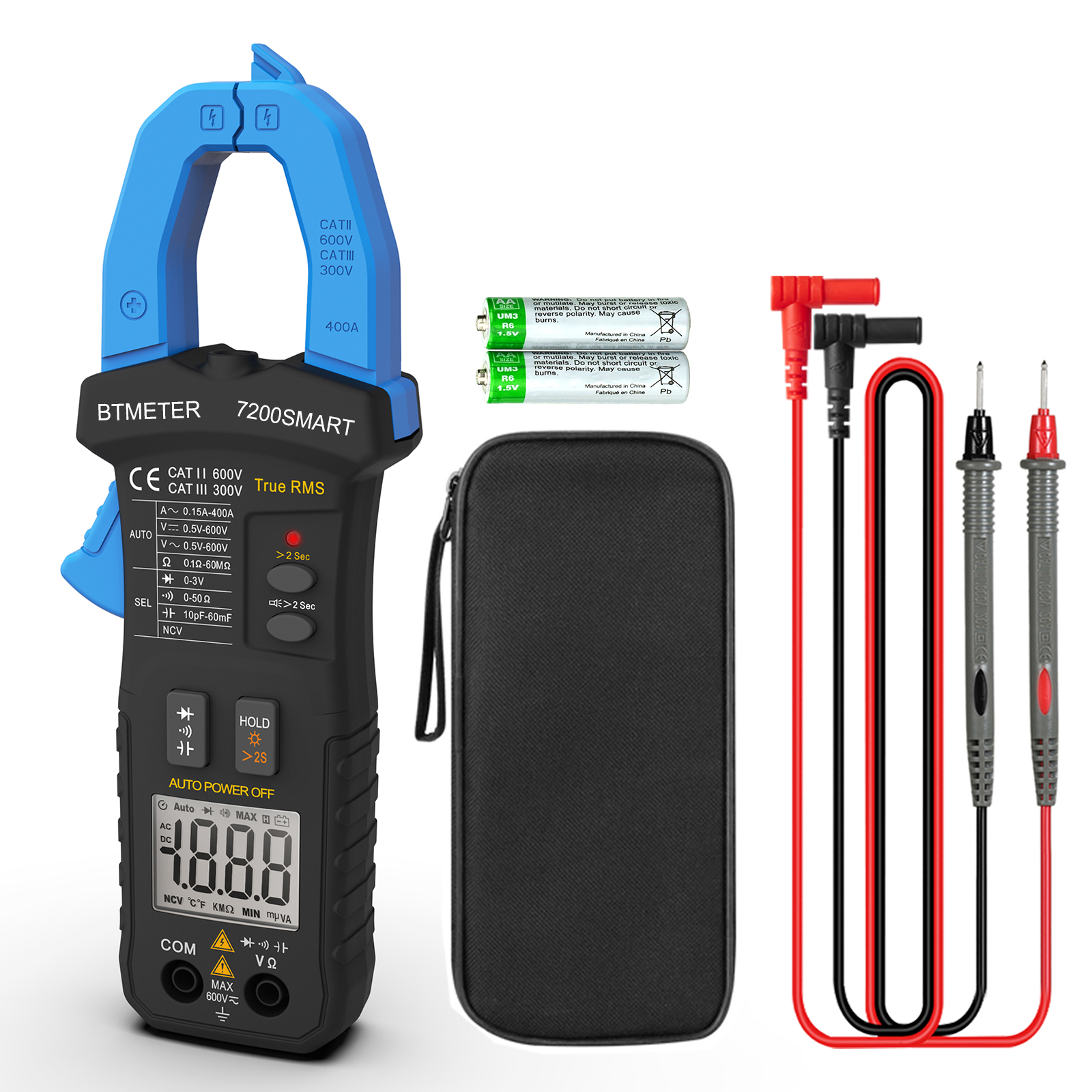 Digital Grounding Resistance Meter for Power Systems LCD Display ...