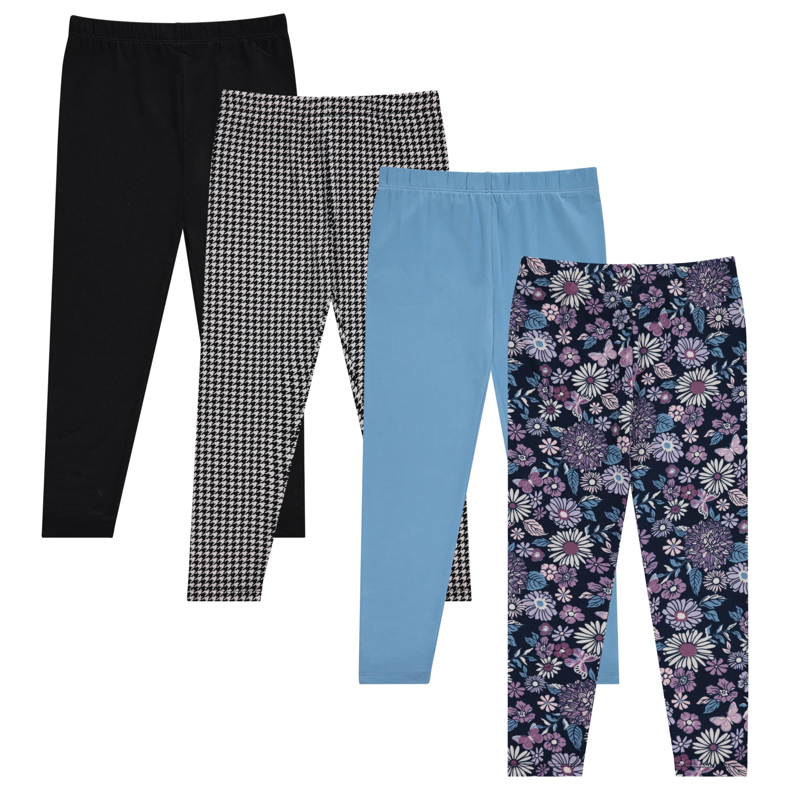 BTween Kids Girl's Fall Fashion Stretch Leggings Comfortable Bottoms ...