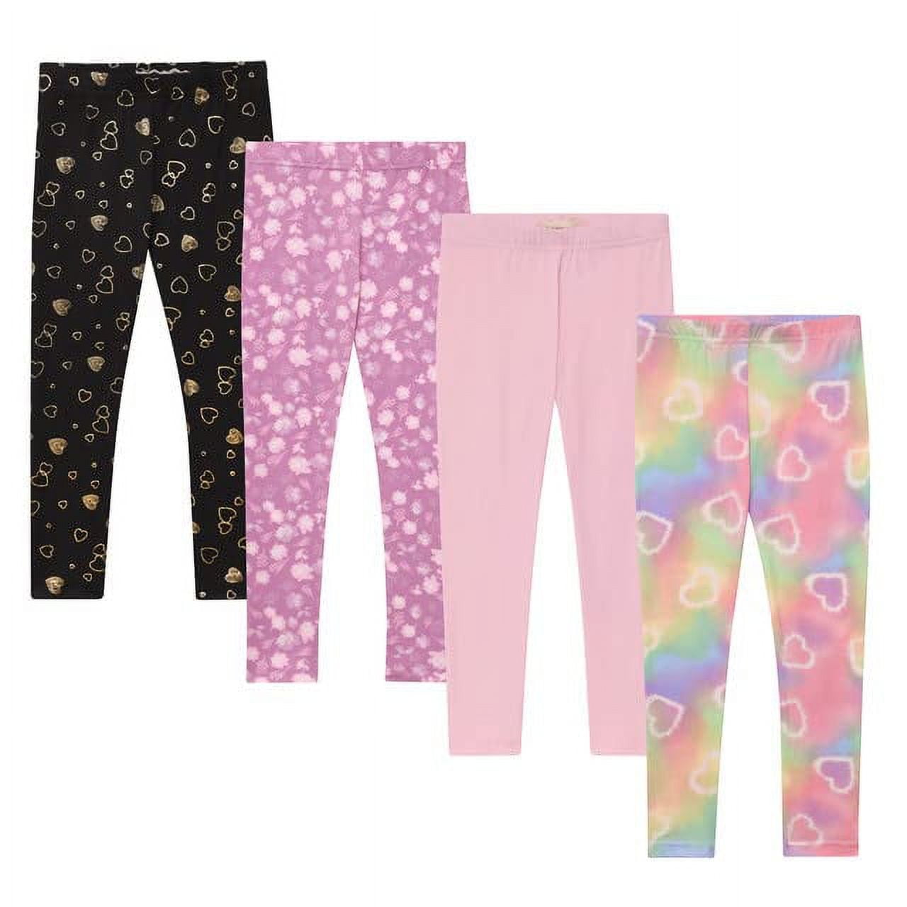 BTween Kids Girl's Fashion Stretch Pants Leggings Comfortable Bottoms ...