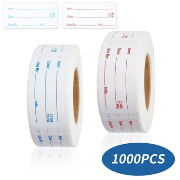 Brewing America Dissolvable Food Storage Labels for Kitchen, Freezer ...
