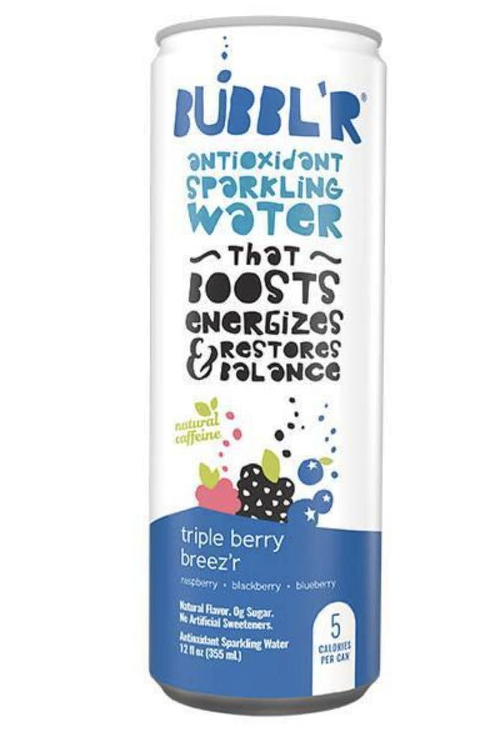 BUBBL’R Triple Berry Breez’r, 12 Oz Can (12) - Walmart.com
