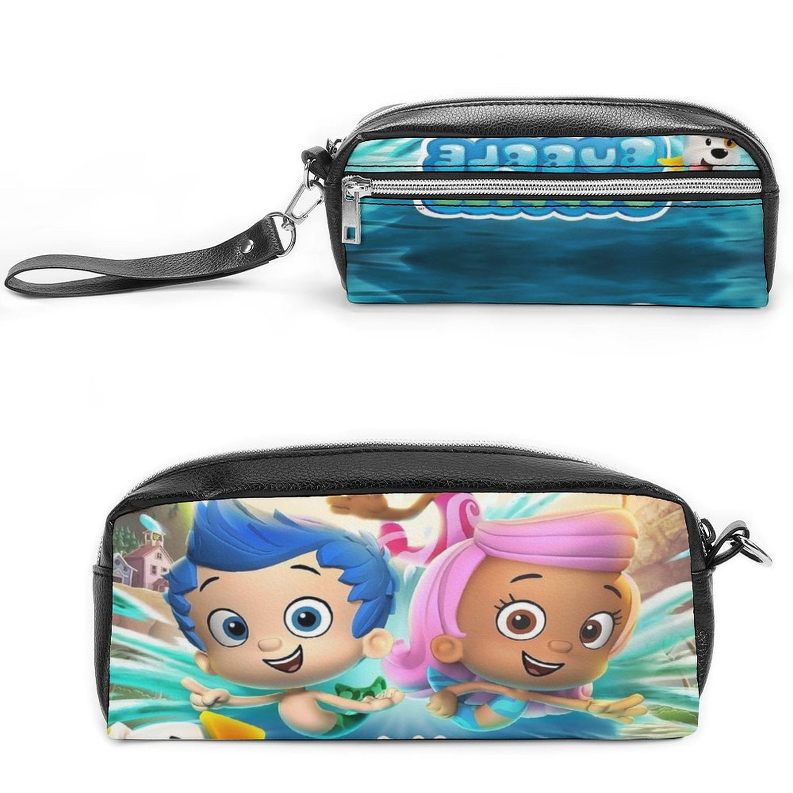 BUBBLE GUPPIES Big Capacity Pencil Case, Large Pencil Pouch Pen Box Bag ...
