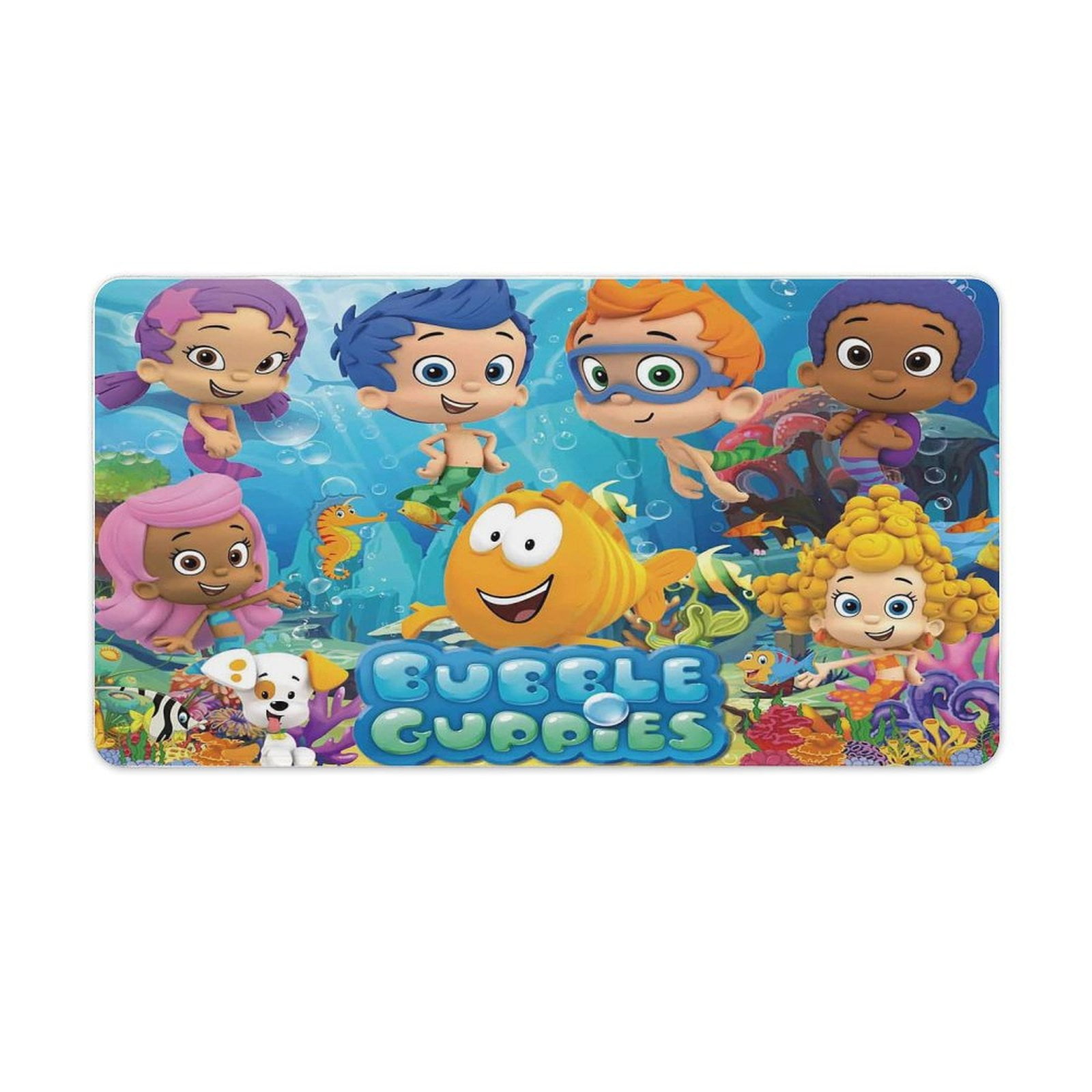 BUBBLE GUPPIES Desk Mat, Large Mouse Pad Extended Gaming Mouse Pad Mat ...