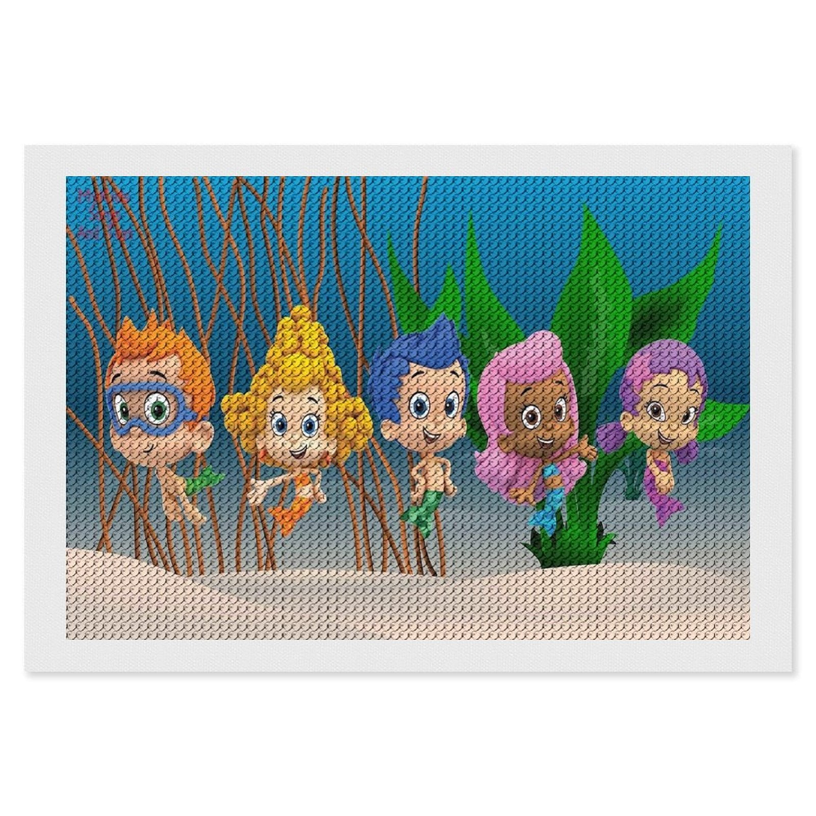 BUBBLE GUPPIES Diamond Art Kits for Adults Diamond Art Gem Art Painting ...