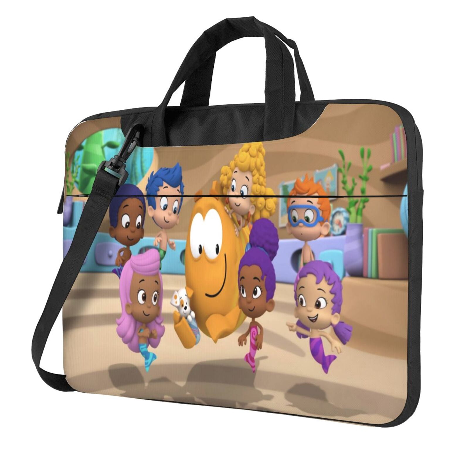BUBBLE GUPPIES Laptop Shoulder Bag for Women Men, 14 inch Computer ...