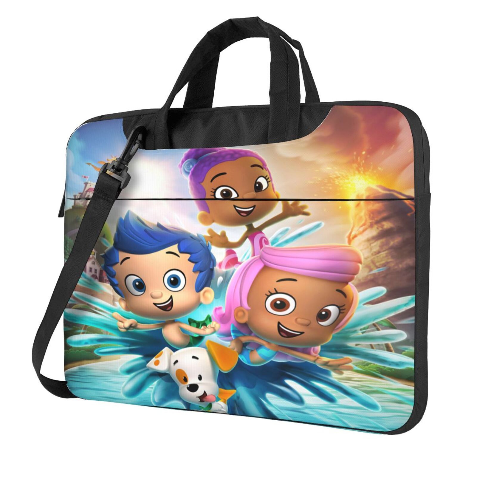 BUBBLE GUPPIES Laptop Shoulder Bag for Women Men, 14 inch Computer ...