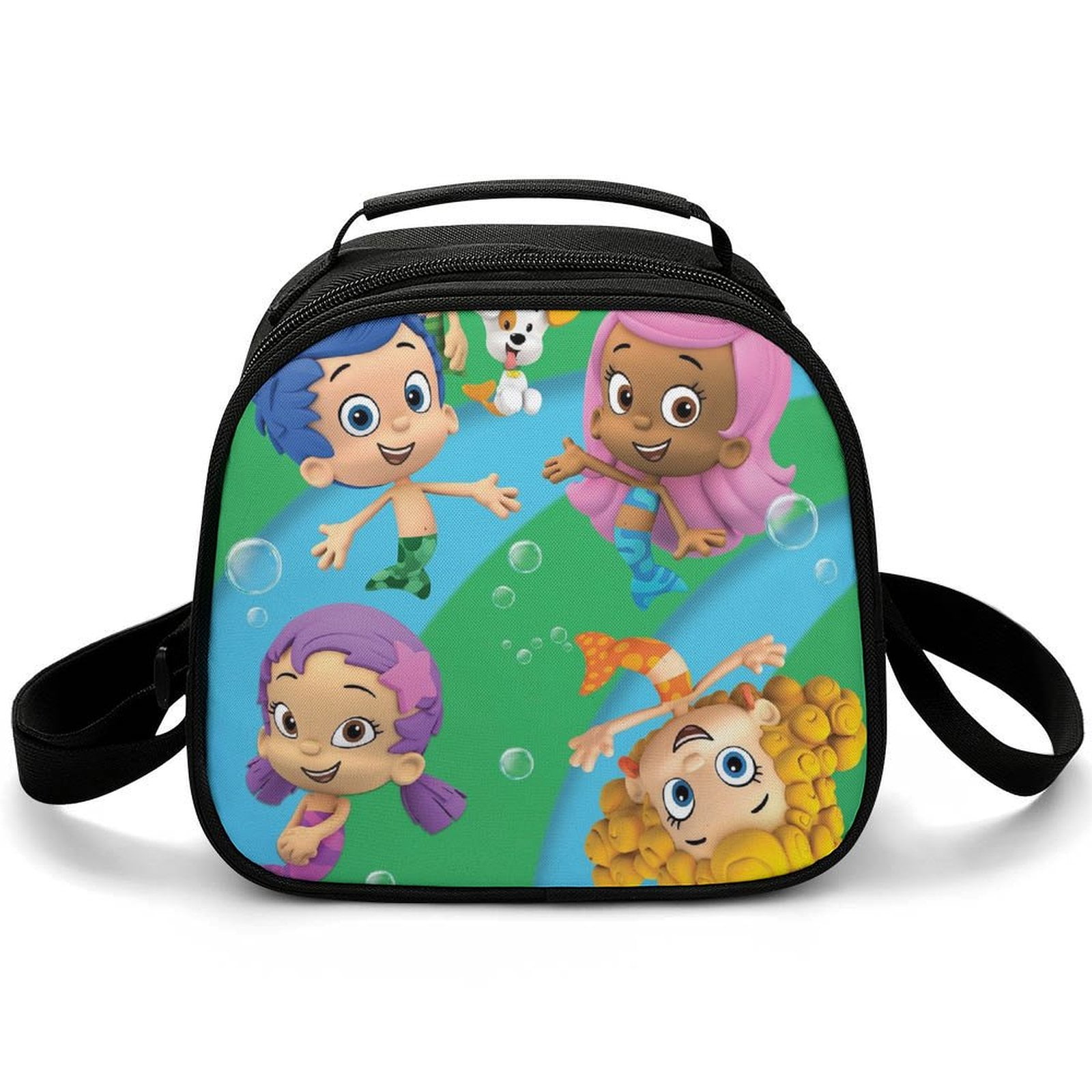 BUBBLE GUPPIES Lunch Bag, Insulated Lunch Tote Large Lunch Box ...