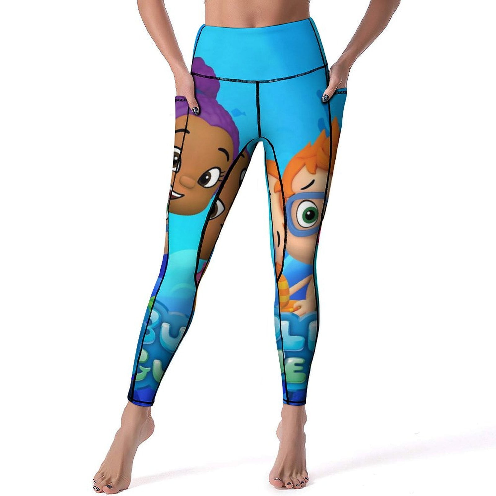 BUBBLE GUPPIES Men's Hawaiian Shirts Short Sleeve Button Down Casual Shirts Summer Tropical ...