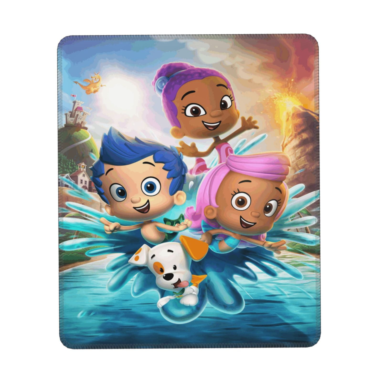 BUBBLE GUPPIES Mouse Pad, Computer Mouse Mat, Waterproof Non-Slip ...