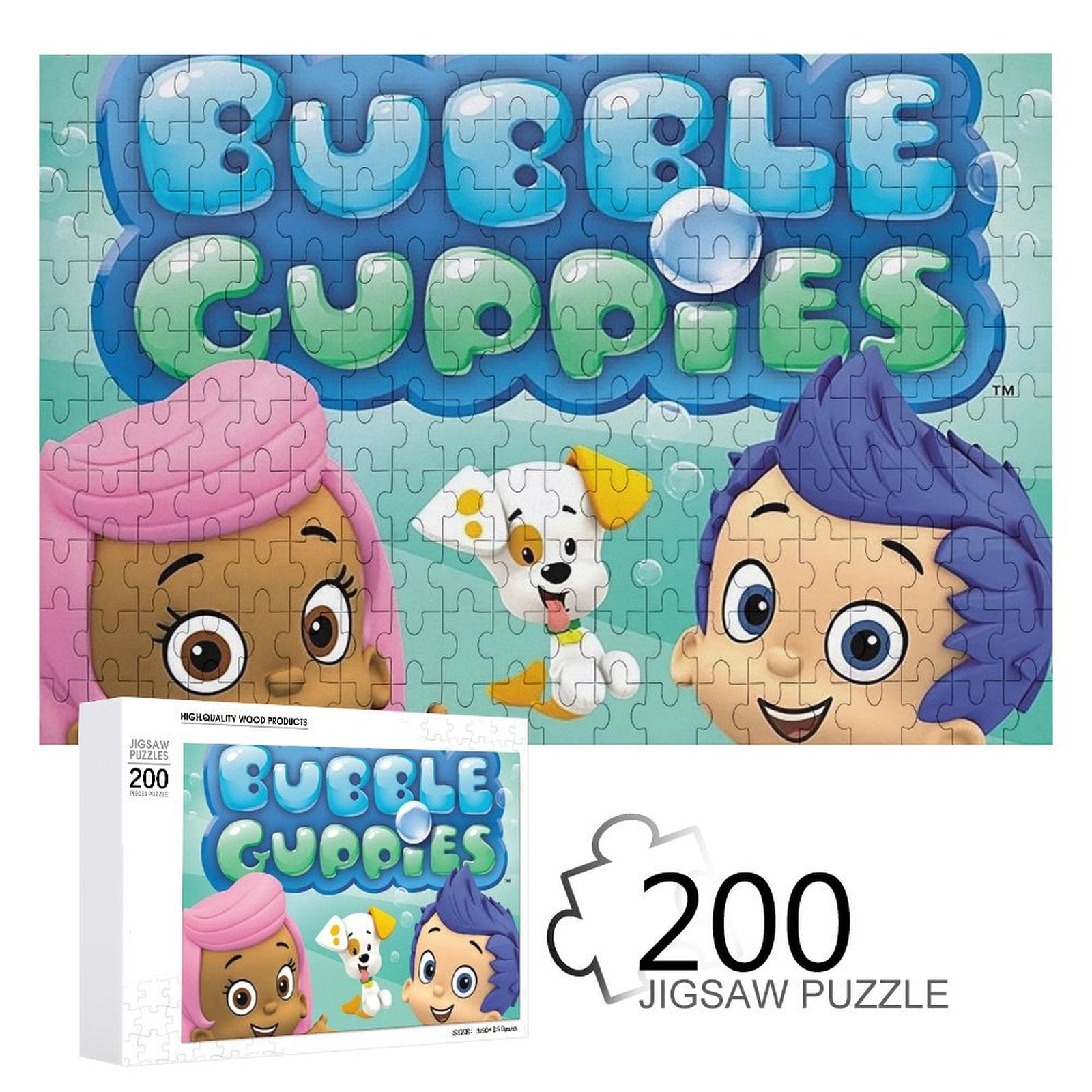 BUBBLE GUPPIES Puzzle For Adults & Kids - 200 PCS Jigsaw Puzzle ...