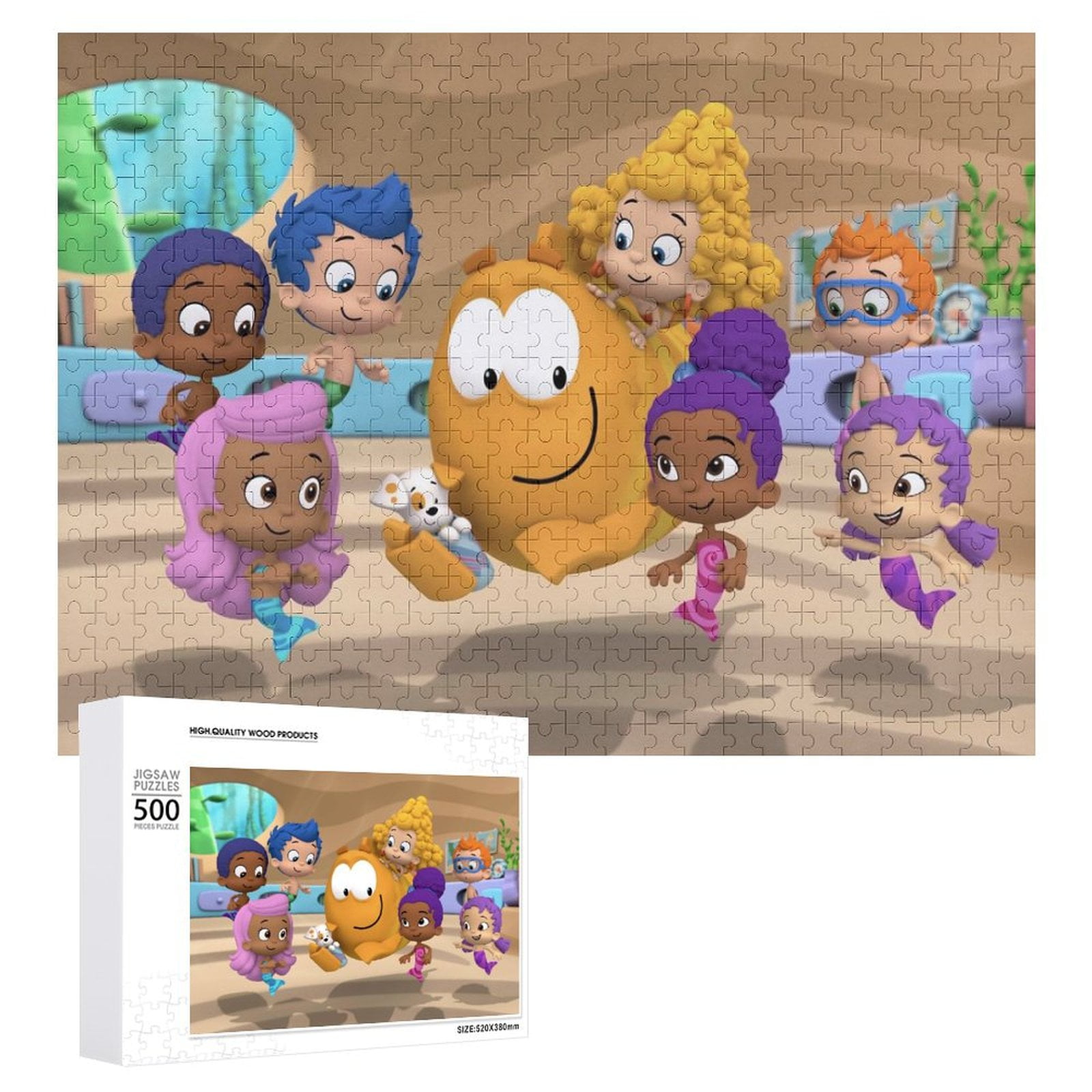 BUBBLE GUPPIES Puzzle For Adults & Kids - 500 PCS Jigsaw Puzzle For ...
