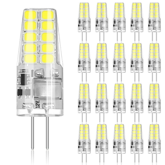 10 Pack G4 LED Bulb 2W Equivalent 30W 3000K Warm White 250 Lumens 360 ...