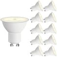 BUBO GU10 LED Bulbs 6W=50W, 3000K Warm White, Energy Saving MR16 ...