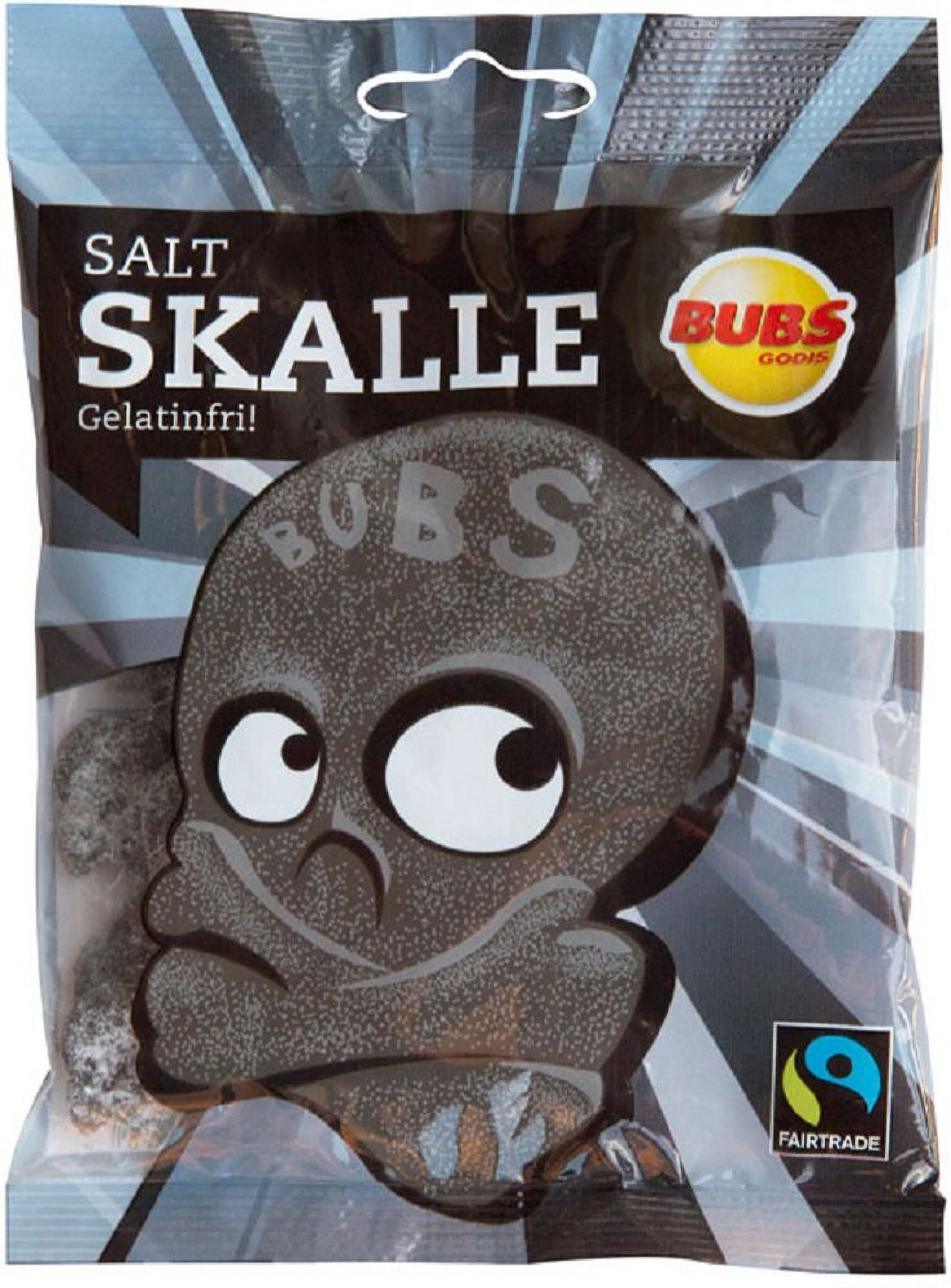 BUBS Godis Salt Skalle Candy Bag 90G - Sweden Edition - Walmart.com