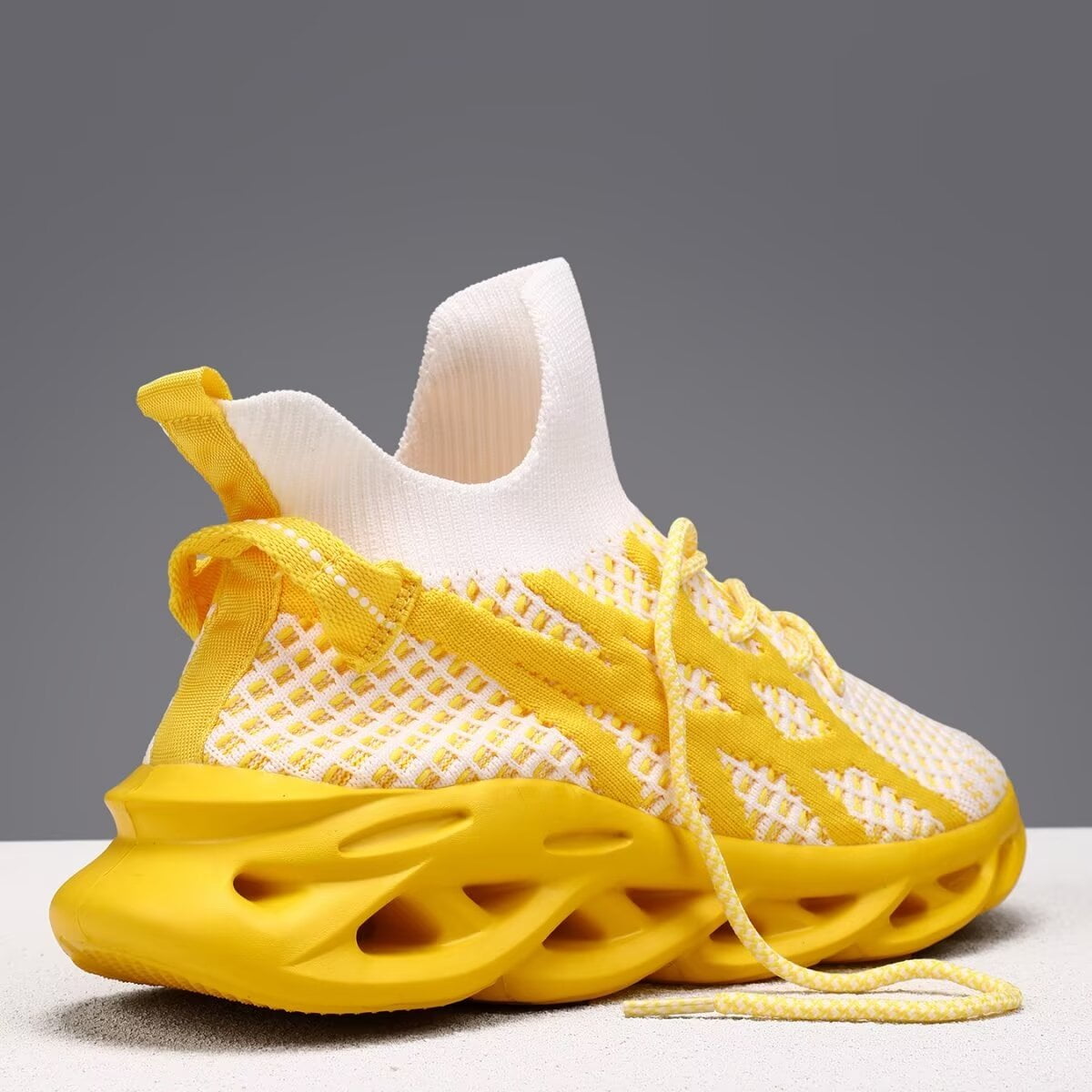 BUBUDENG Men Athletic Mesh Shoes Non Slip Blade Running Gym Sneakers ...