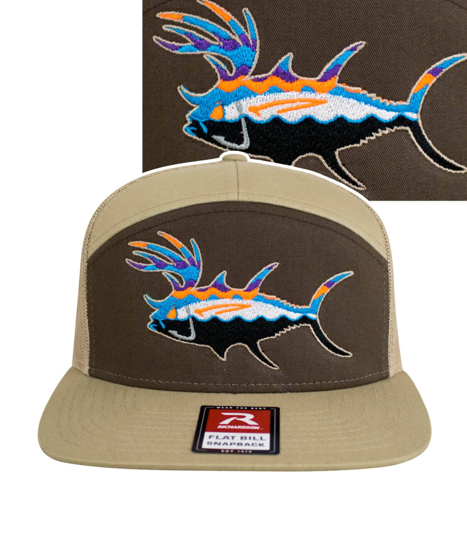 "BUCK- EYE" Explorer 7 Panel Trucker Hat For Men And Women - Walmart.com