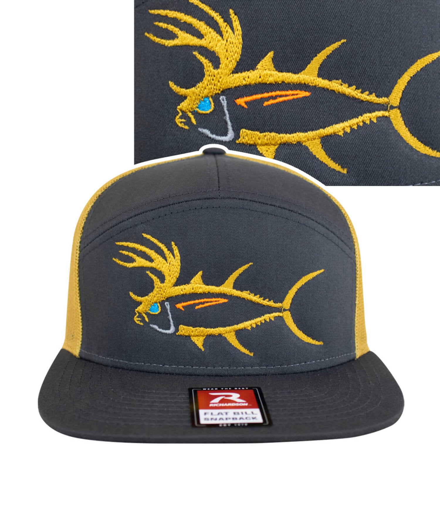 "BUCK- EYE" Explorer 7 Panel Trucker Hat For Men And Women - Walmart.com