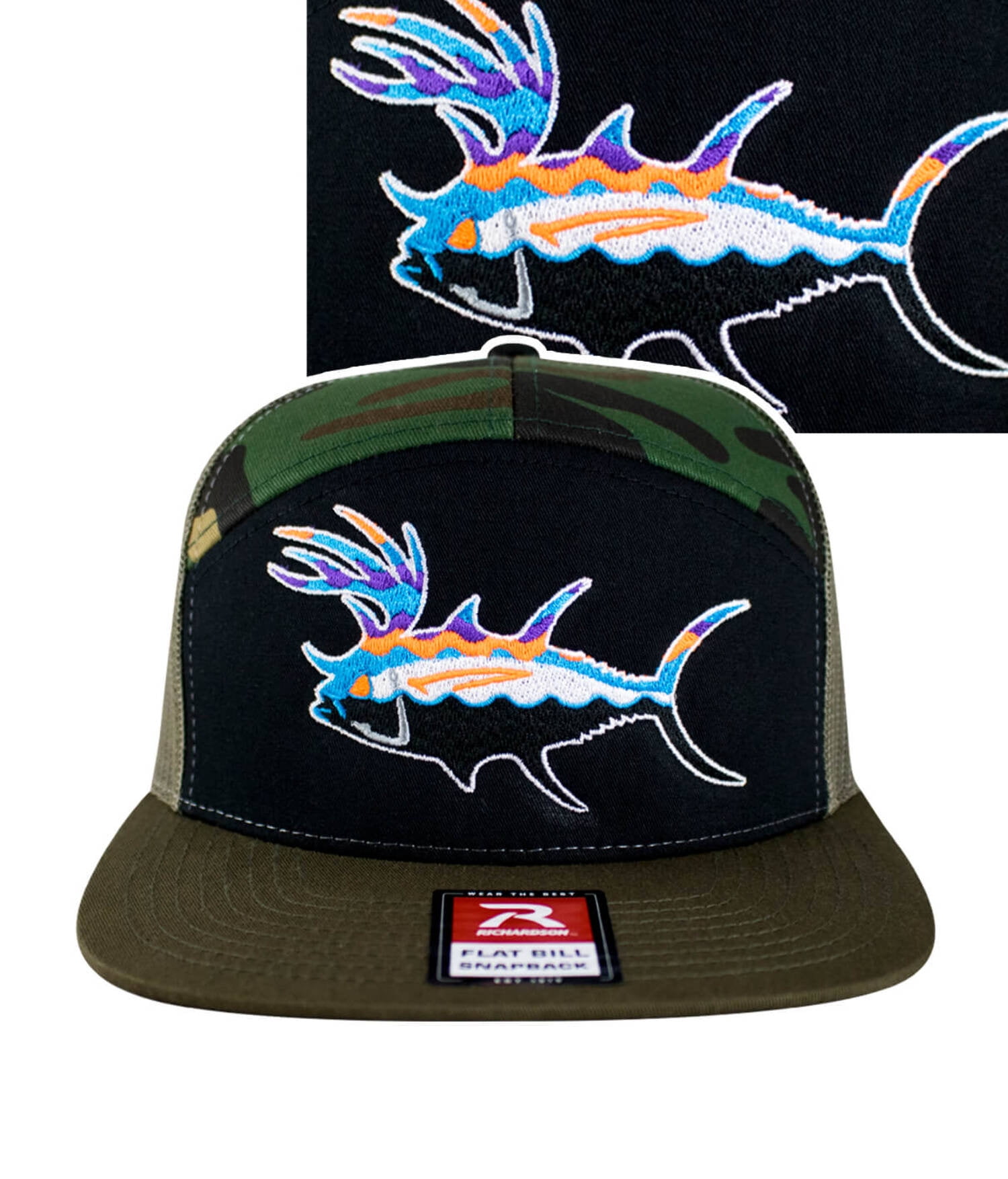 "BUCK- EYE" Explorer 7 Panel Trucker Hat For Men And Women - Walmart.com