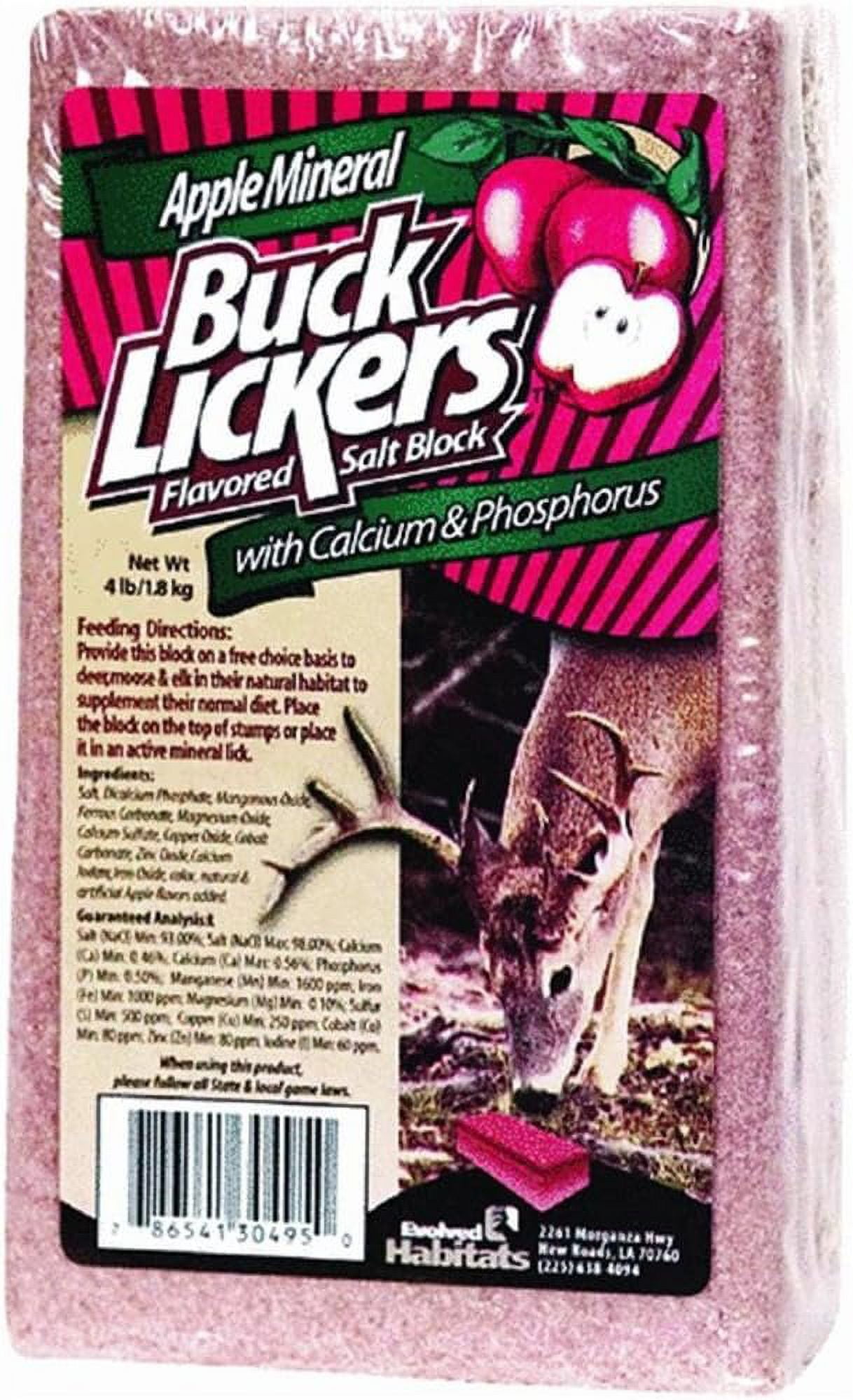 BUCK LICKERS FLAVORED MINERAL BLOCK by Evolved Habitats - Walmart.com