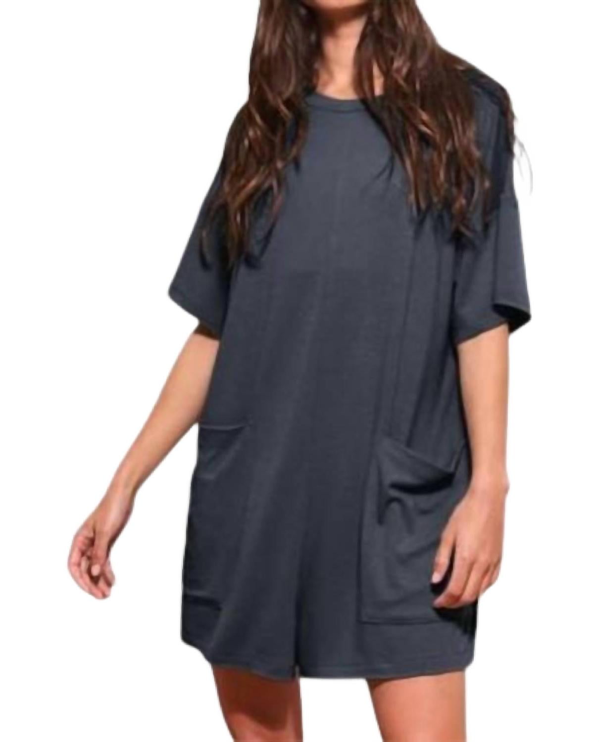 BUCKETLIST Oversized Solid Romper - Walmart.com