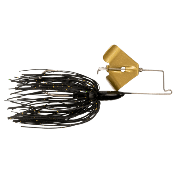 BUCKEYE LURES BUZZERK 1/8 OZ / BLACK W/ GOLD BLADE - Walmart.com