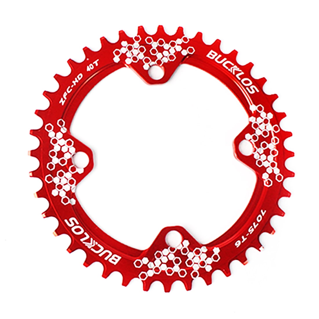 BUCKLOS 104BCD Chainring Narrow Wide MTB Chainring, Single Speed Round Oval AL7075 CNC Mounrtain ...