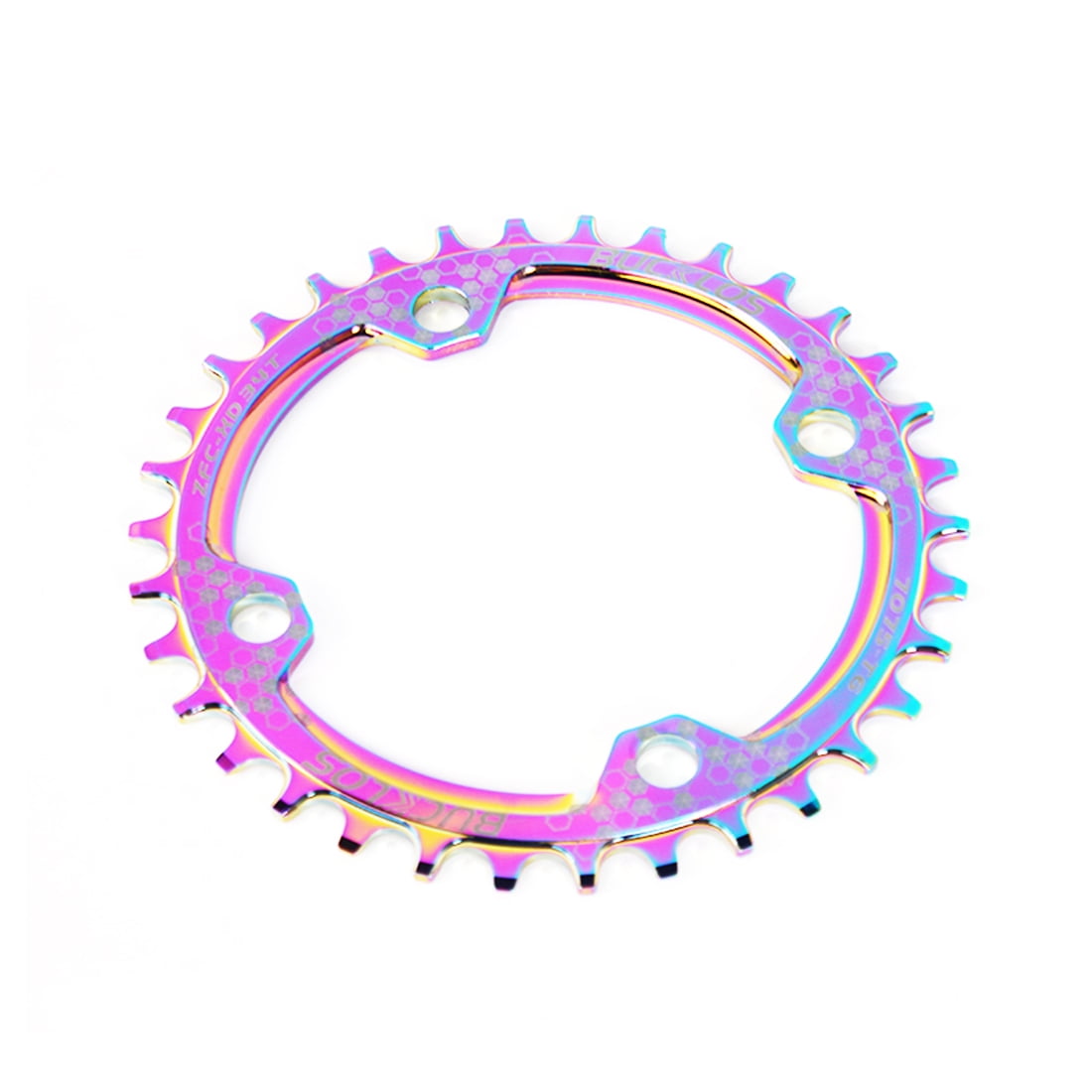 BUCKLOS 104BCD Chainring Narrow Wide MTB Chainring, Single Speed Round Oval AL7075 CNC Mounrtain ...