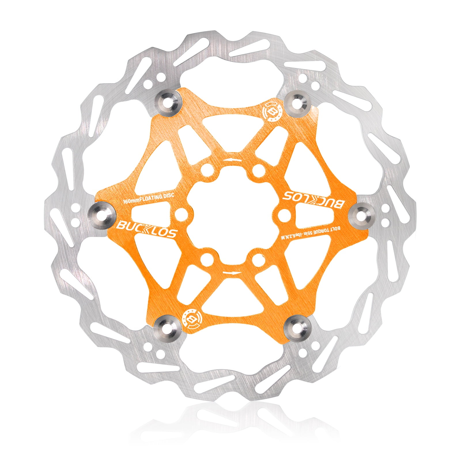 BUCKLOS 160 mm 180mm 203mm Disc Brake Rotor, MTB Mountain Bicycle Rotor ...