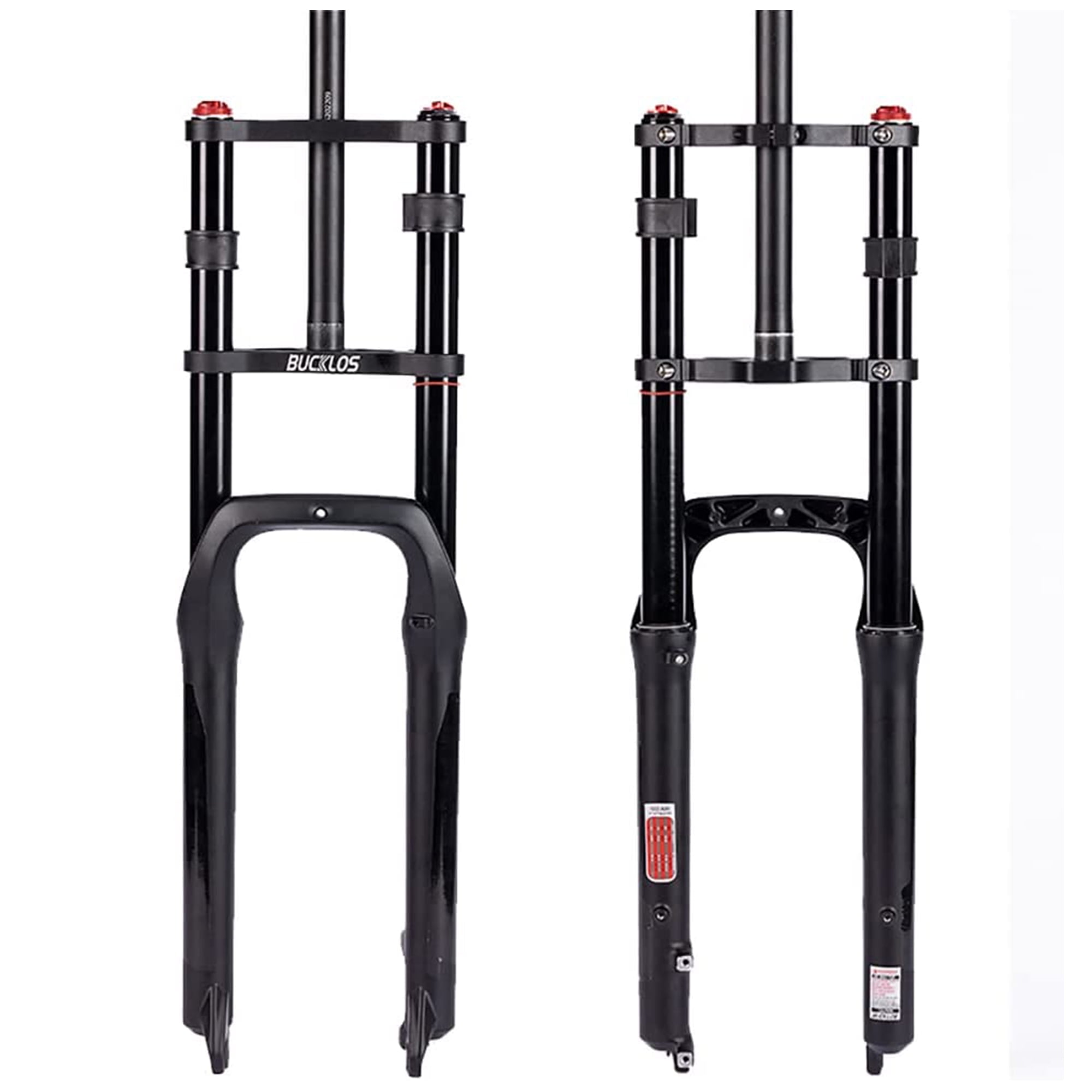 BUCKLOS 26 inch 4.0 Fat Tire Electric Bike Air Suspension Fork, 180mm ...