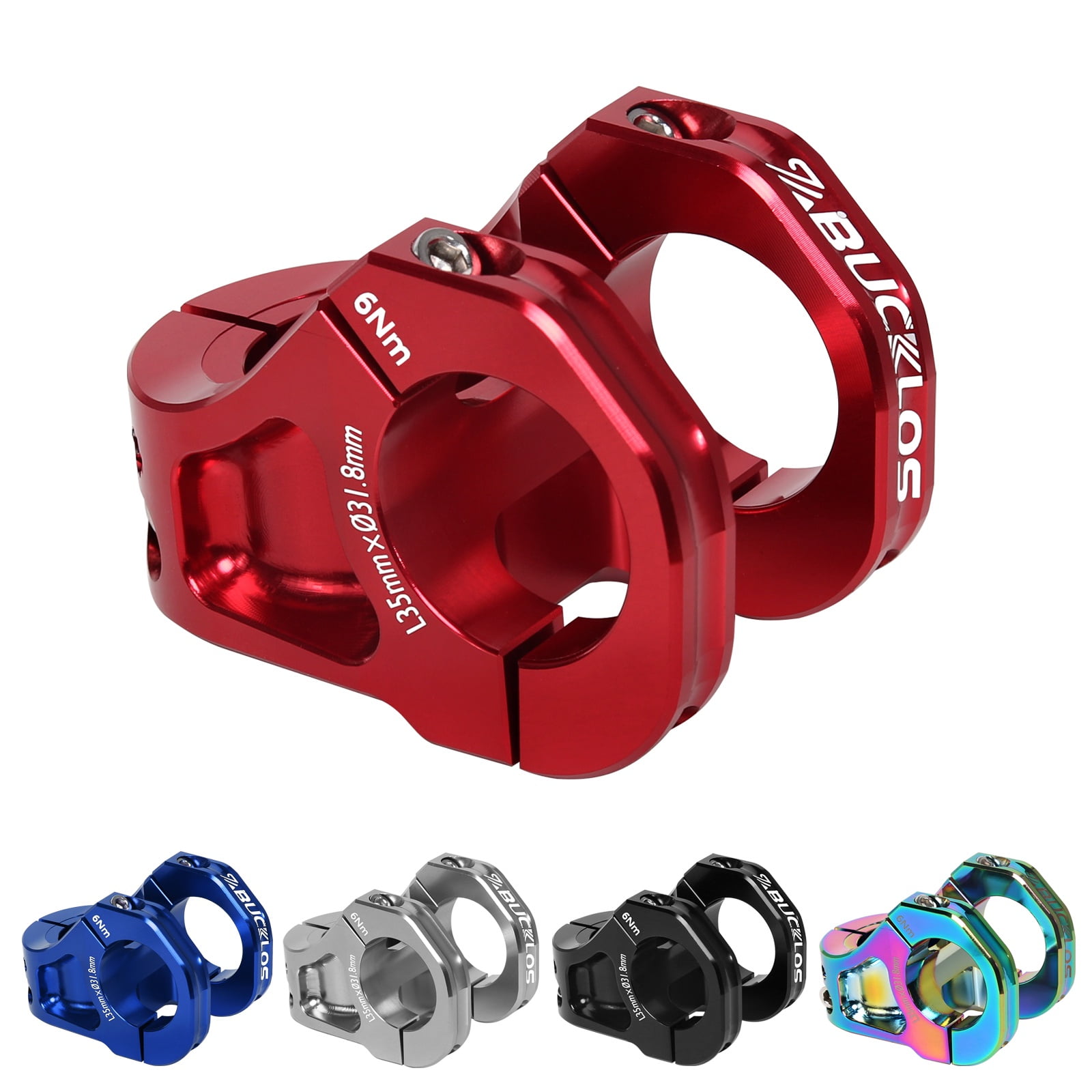 BUCKLOS 35mm Mountain Bike Stem MTB 31.8mm CNC Short Stems - Bicycle ...