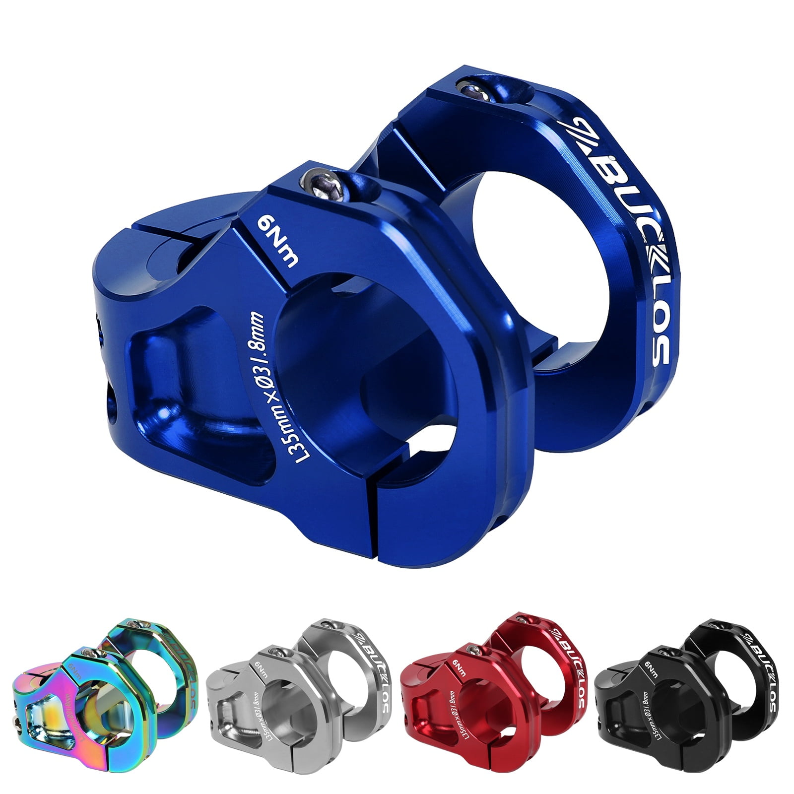 BUCKLOS 35mm Mountain Bike Stem MTB 31.8mm CNC Short Stems - Bicycle ...