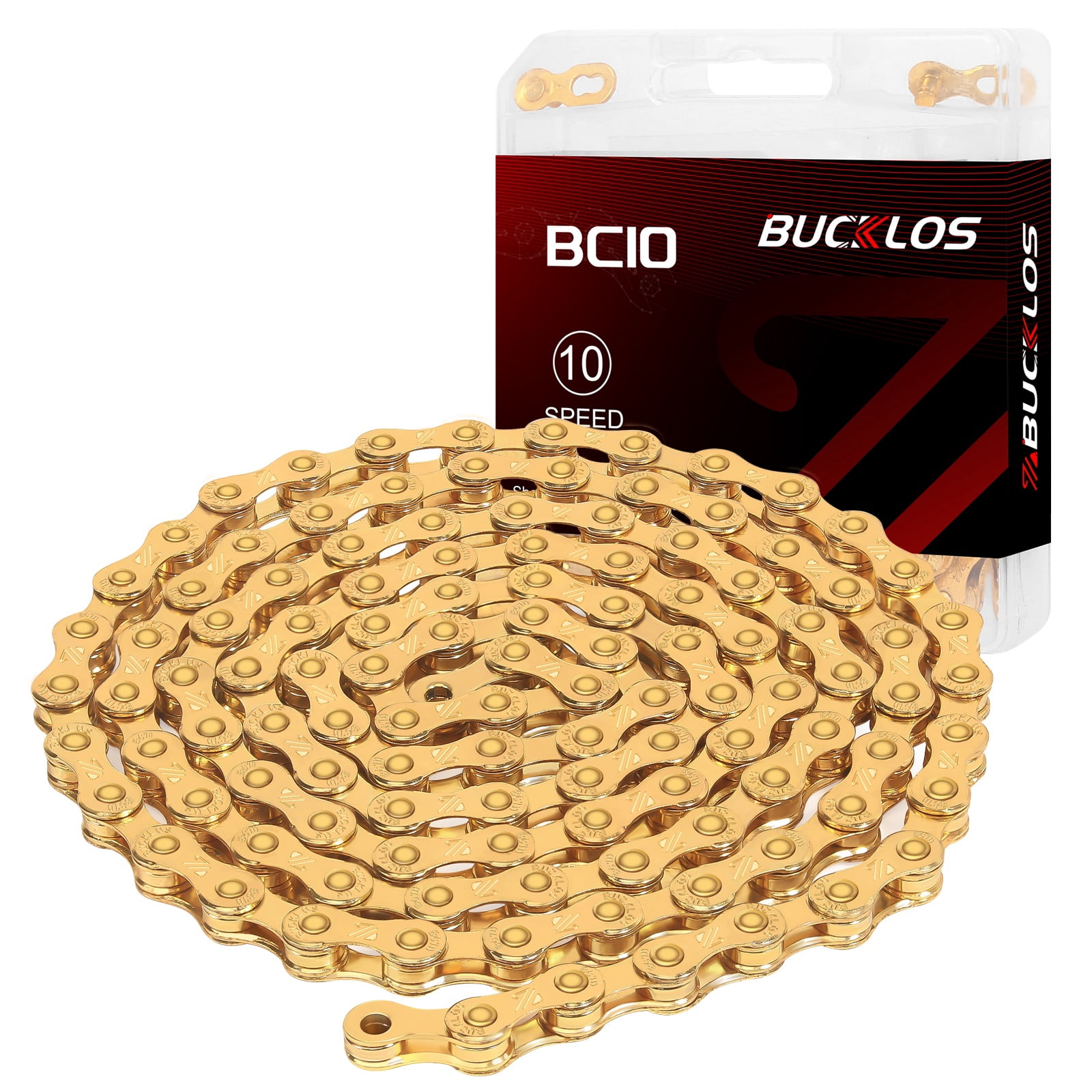 BUCKLOS 6/7/8/9/10/11/12 Speed Bike Chain,Half Hollow/Full Hollow ...