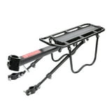 BUCKLOS Adjustable Aluminum Rear Bike Rack - Quick Release, Reflective ...
