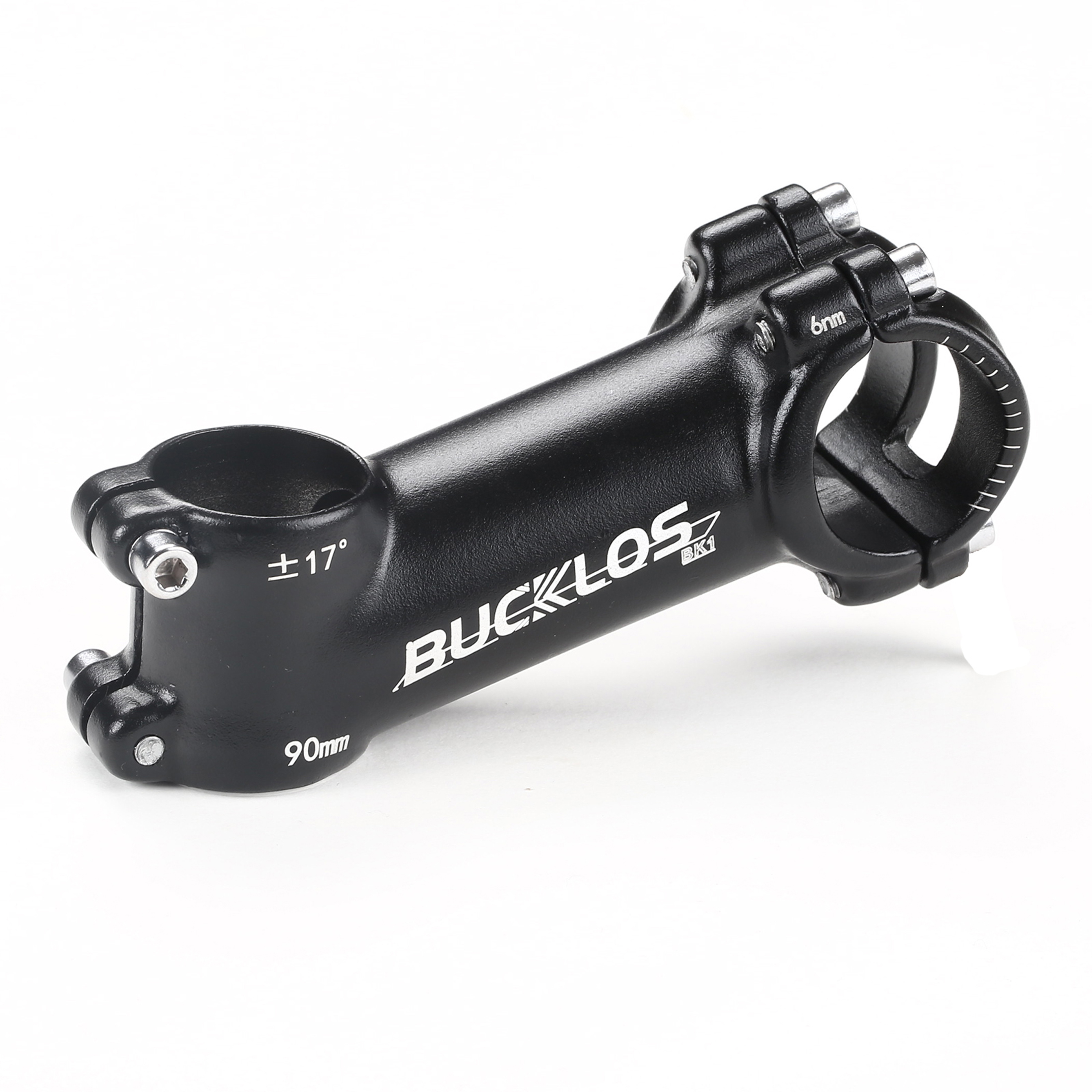 BUCKLOS BK1 31.8mm Mountain Bike Handlebar Stem 7/17/22 Degree Aluminum ...