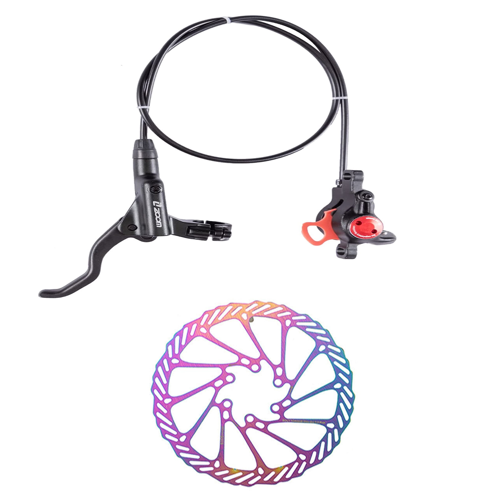 BUCKLOS Bicycle Brakes Hydraulic Brake Mountain Bike Disc Brake Set ...