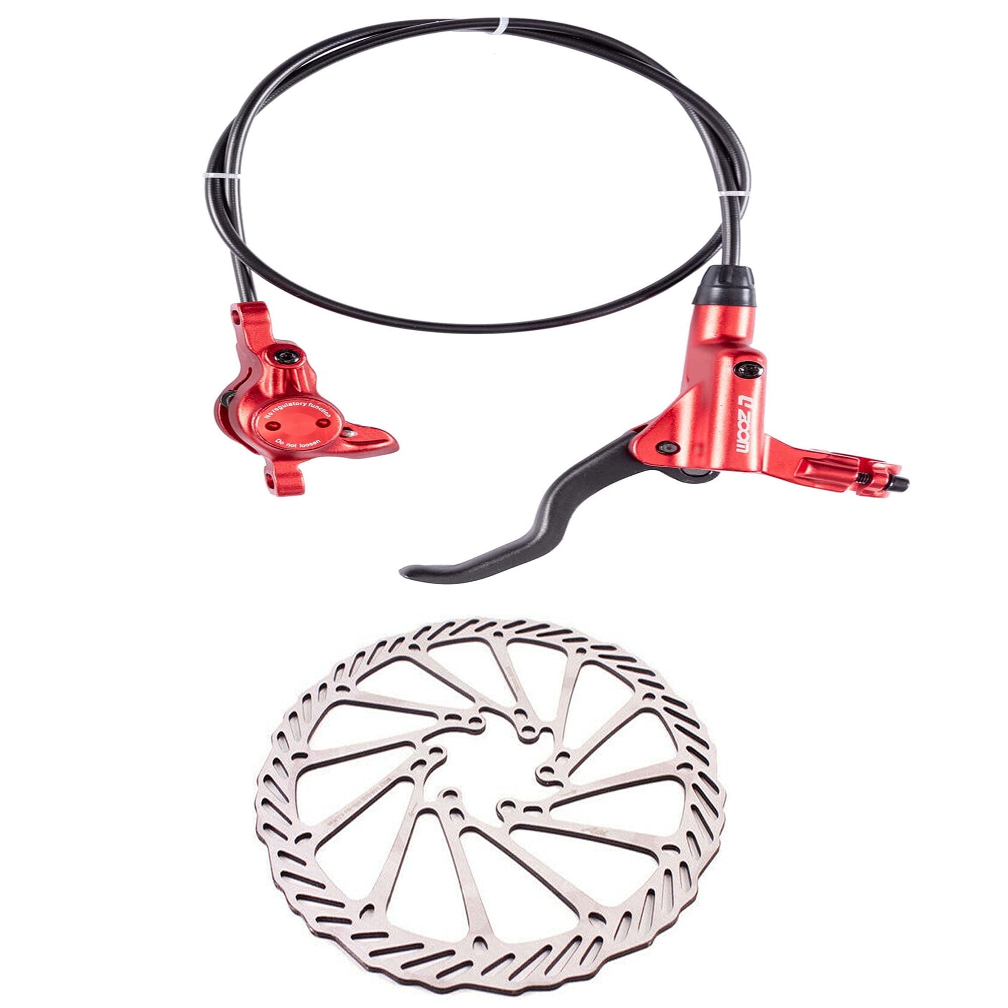 BUCKLOS Bicycle Brakes Hydraulic Brake Mountain Bike Disc Brake Set ...