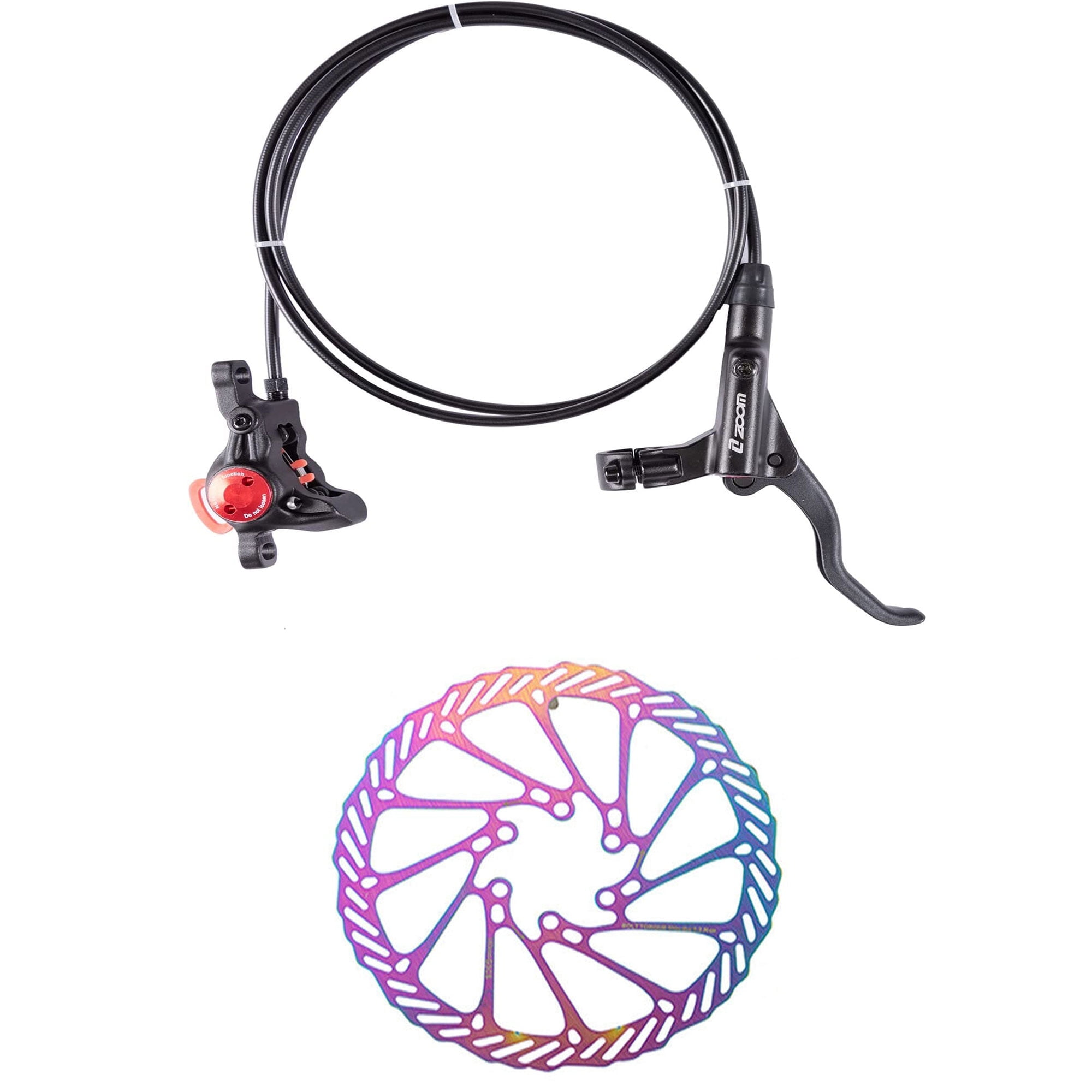 BUCKLOS Bicycle Brakes Hydraulic Brake Mountain Bike Disc Brake Set ...