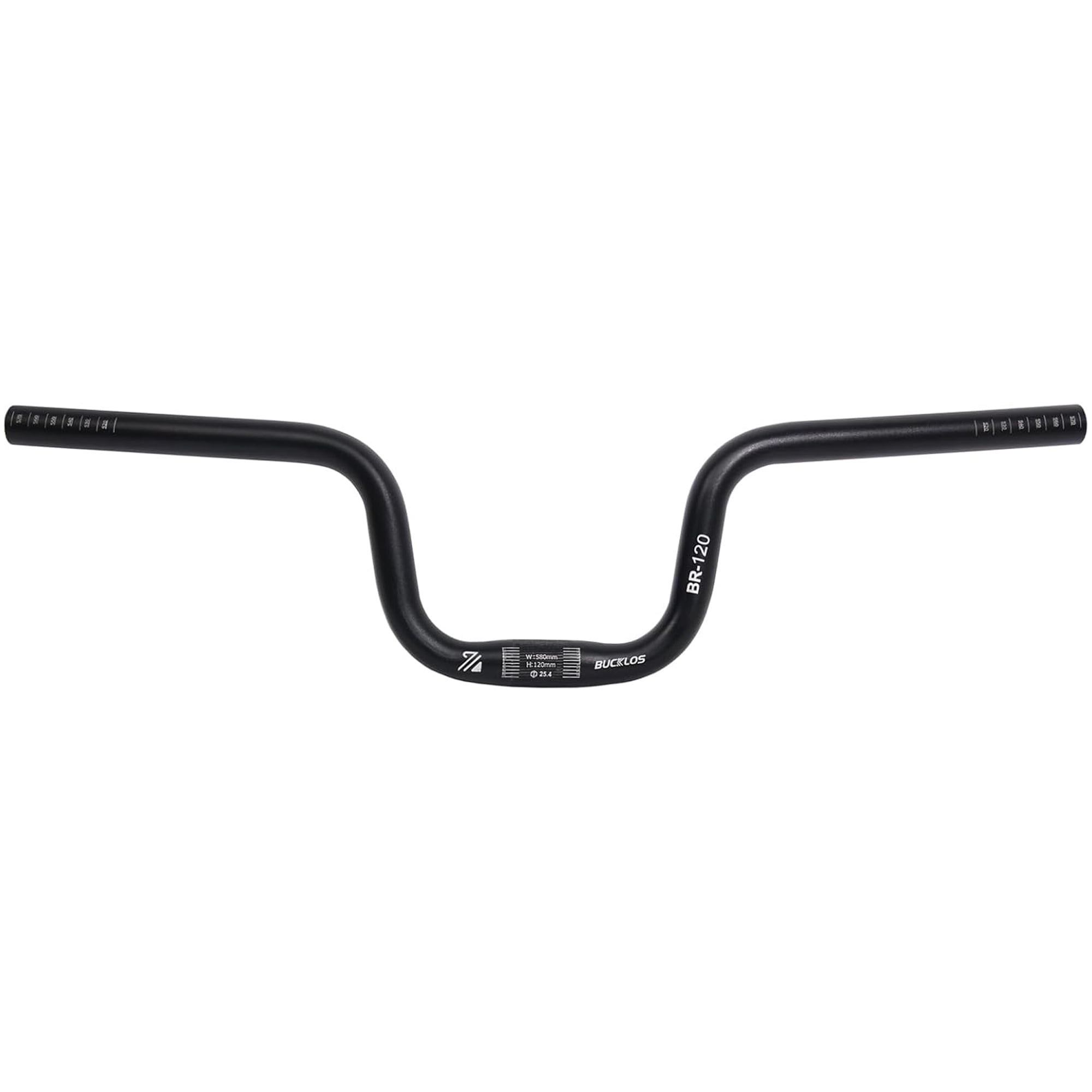 BUCKLOS Bike 25.4 High Riser 120mm/160mm Handlebars - Bicycle Aluminium ...