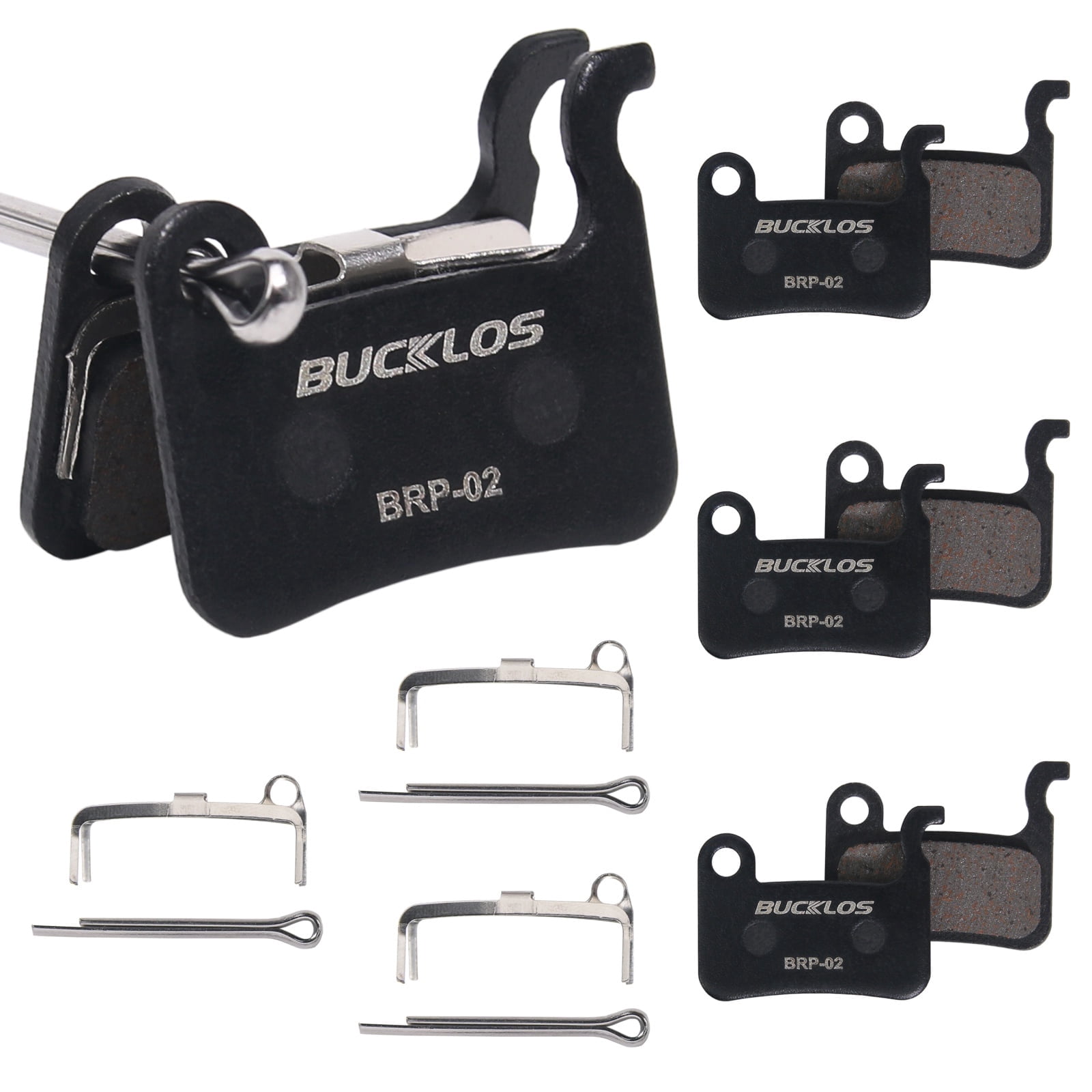 BUCKLOS Bike Disc Brake Pads - Bicycle Disk Brake Pads for Zoom/Shimano ...