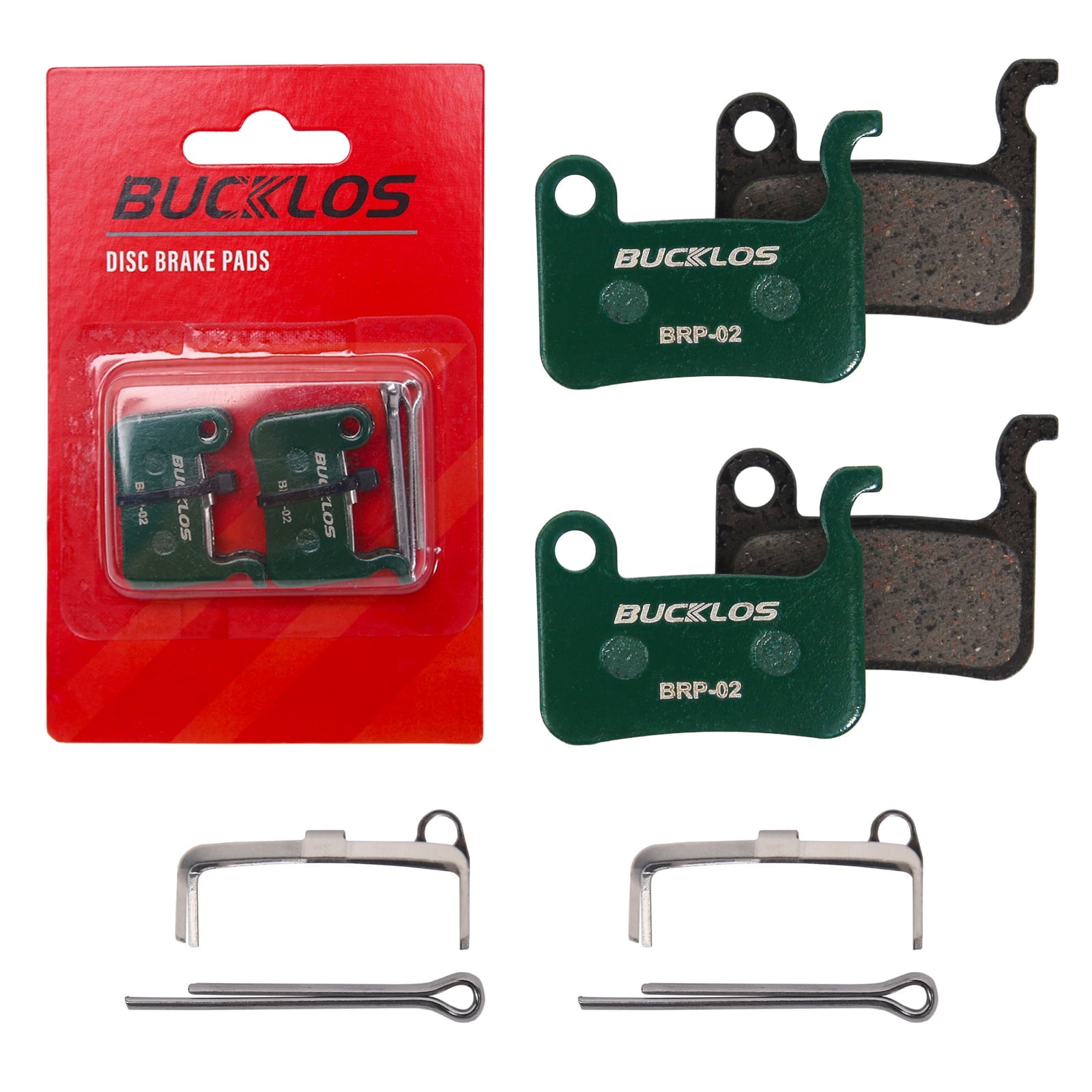 BUCKLOS Bike Disc Brake Pads - Bicycle Disk Brake Pads for Zoom/Shimano ...