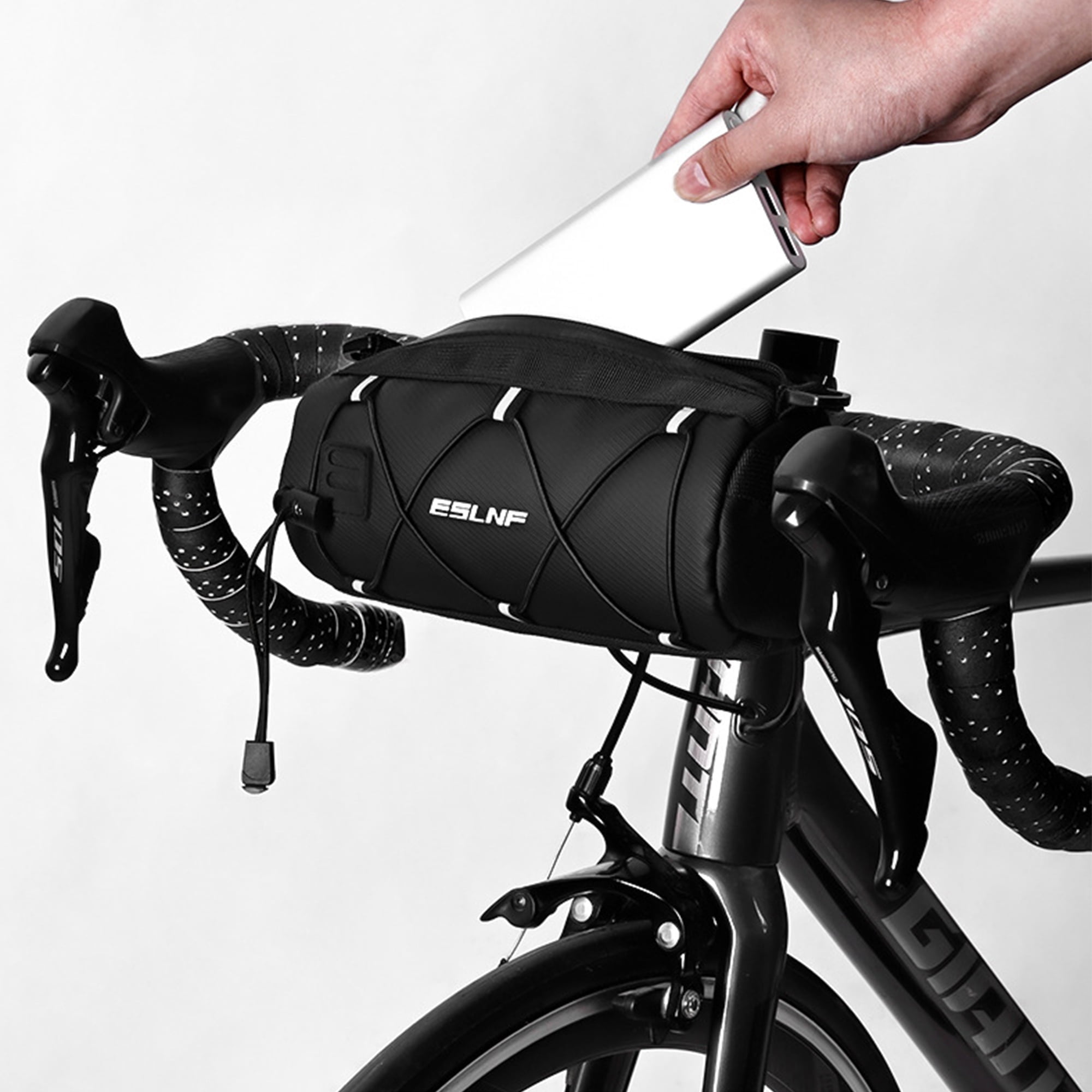 BUCKLOS Bike Handlebar Bag Large Capacity Storage Bag Wear-Resistant ...