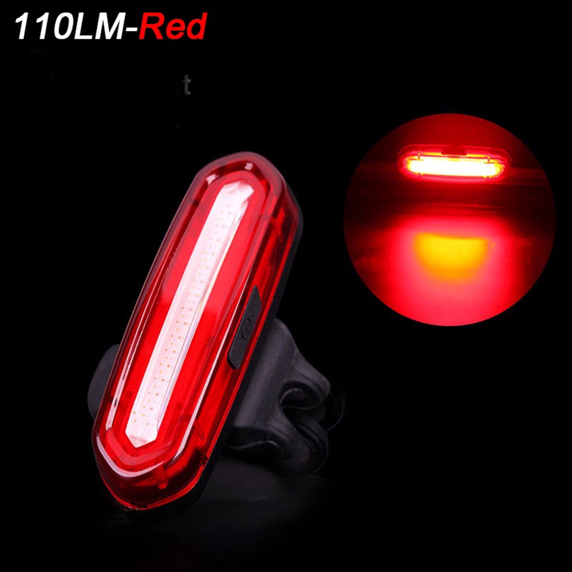 BUCKLOS Bike Taillight COB Bicycle Rear Light With 6 Modes USB ...
