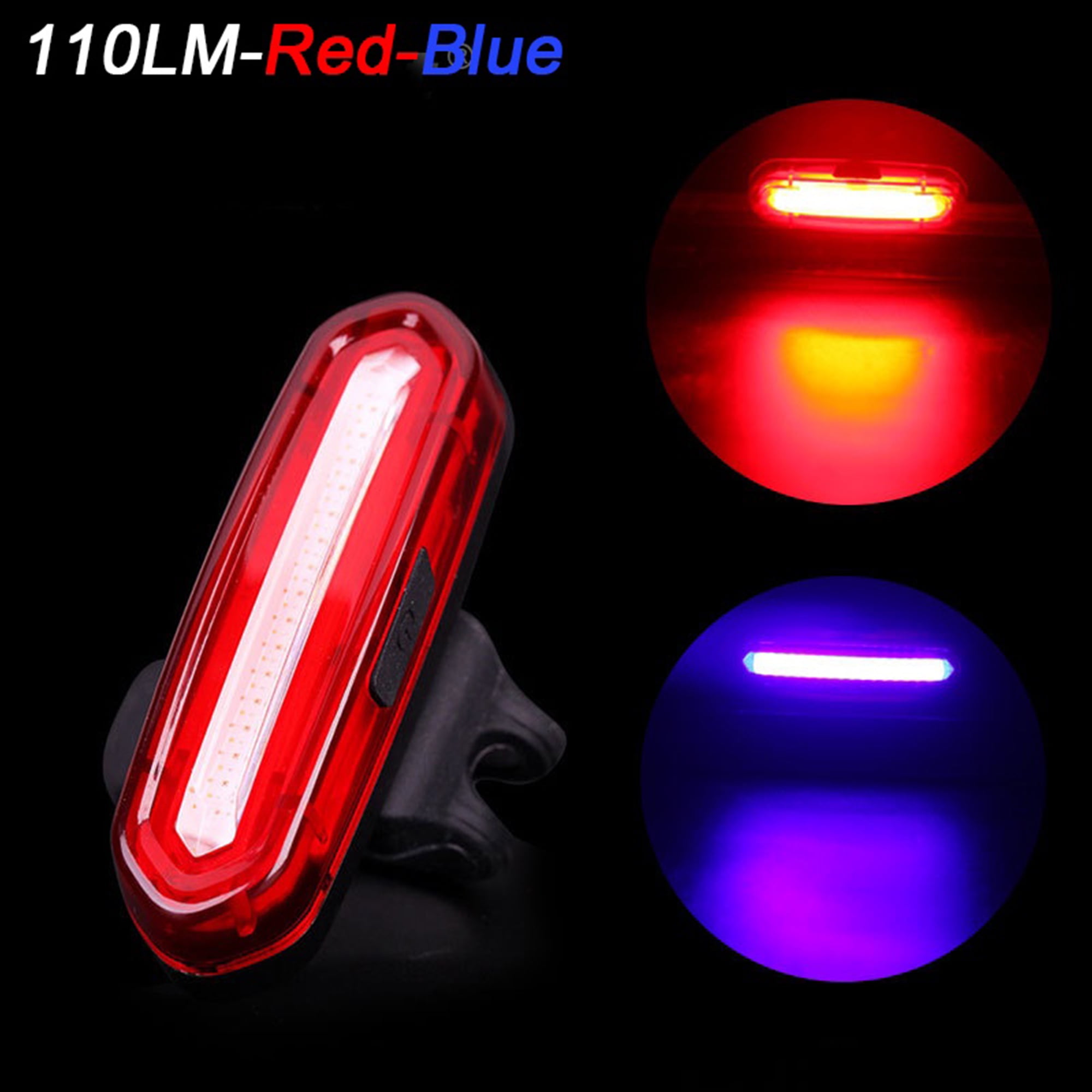 BUCKLOS Bike Taillight COB Bicycle Rear Light With 6 Modes USB ...