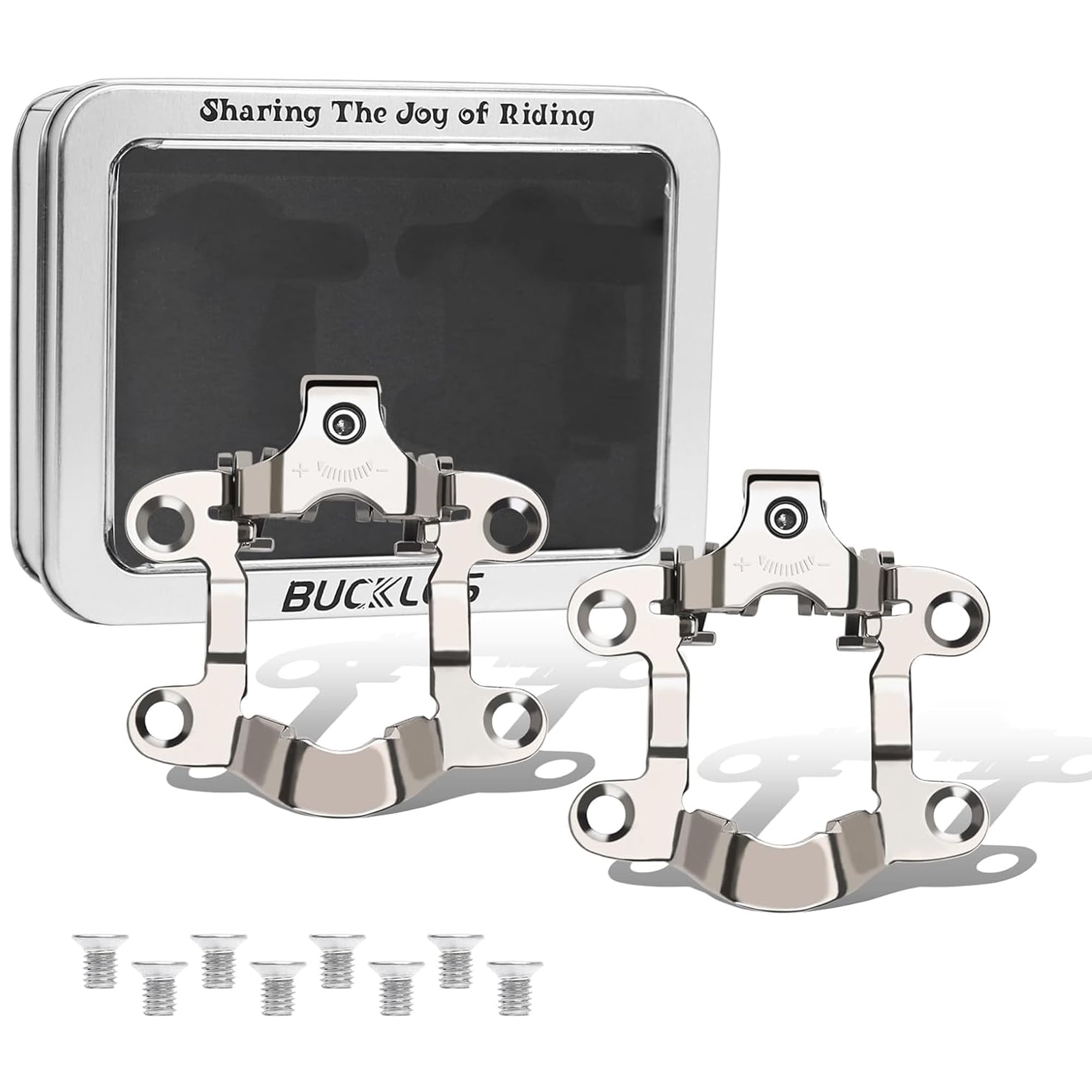 BUCKLOS Look Delta SPD Adapter SPD Bike Bicycle Clip Pedals ...